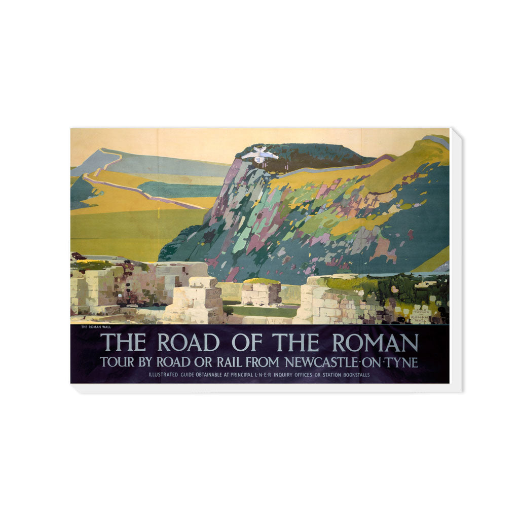 The Road Of The Roman - Canvas – Railway Posters