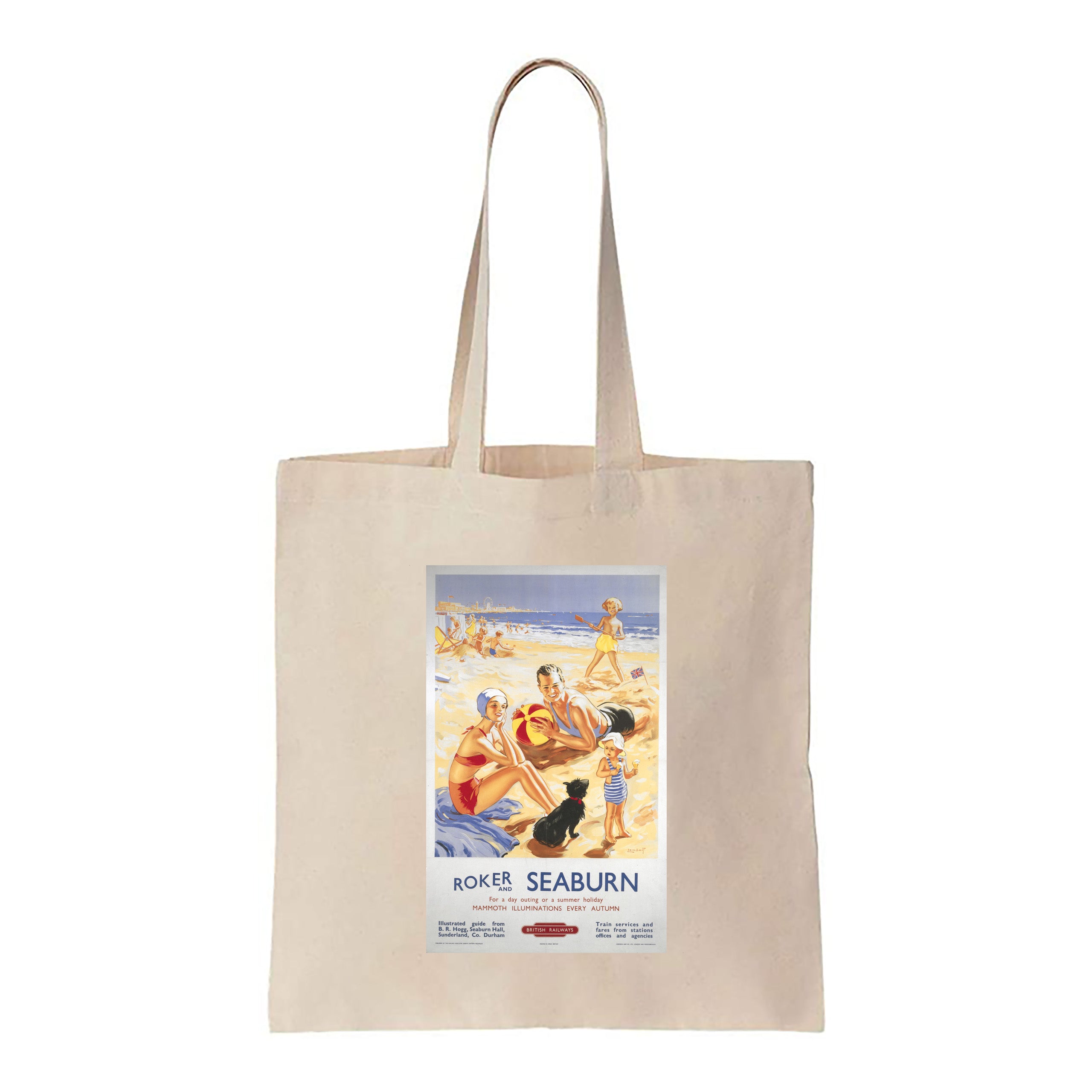 Roker and Seaburn - Canvas Tote Bag – Railway Posters
