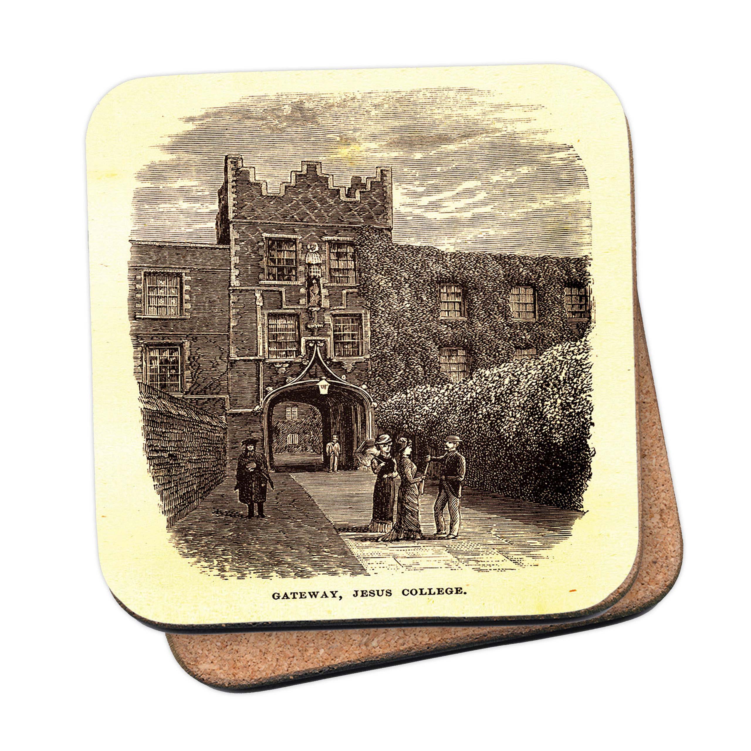 Gateway Jesus College Coaster – Railway Posters