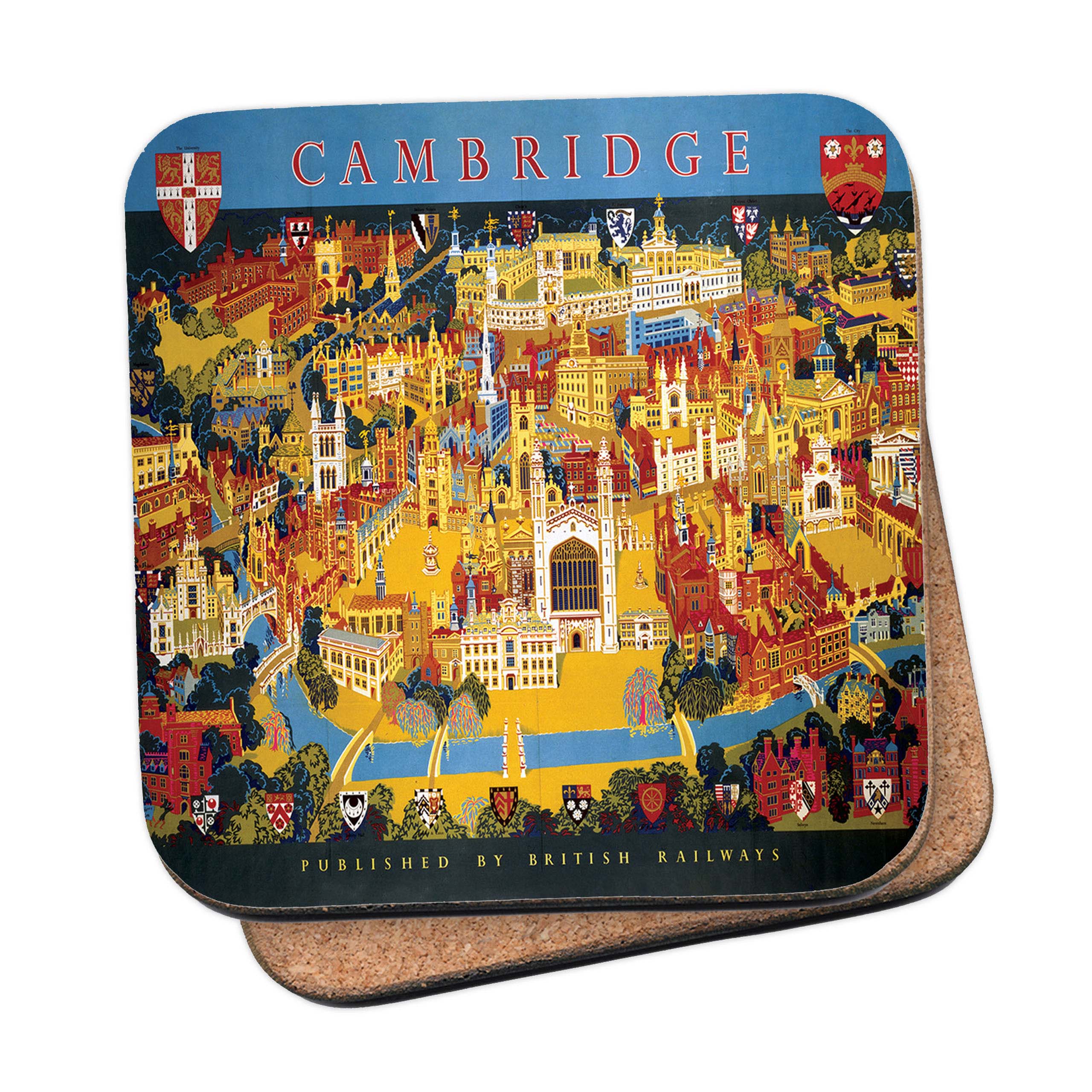 Cambridge Published by British Railways Coaster – Railway Posters