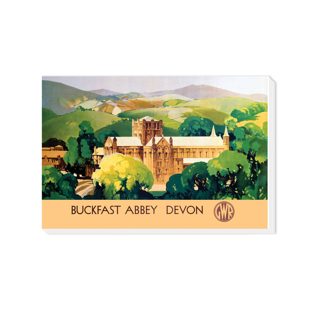 Buckfast Abbey Devon - Canvas – Railway Posters