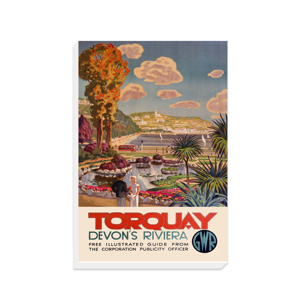 Torquay Devon's Riviera - Canvas – Railway Posters