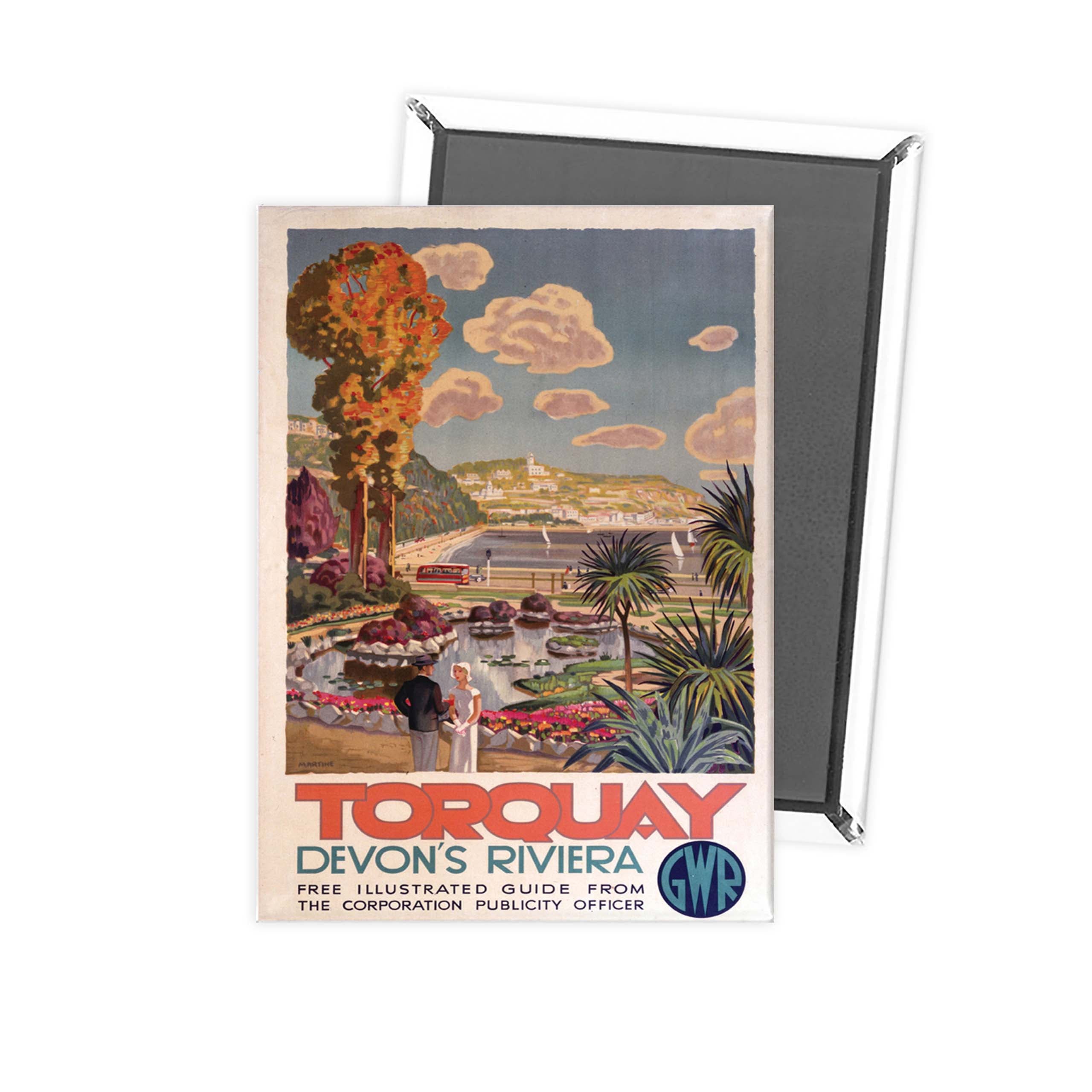 Torquay Devon's Riviera Magnet – Railway Posters