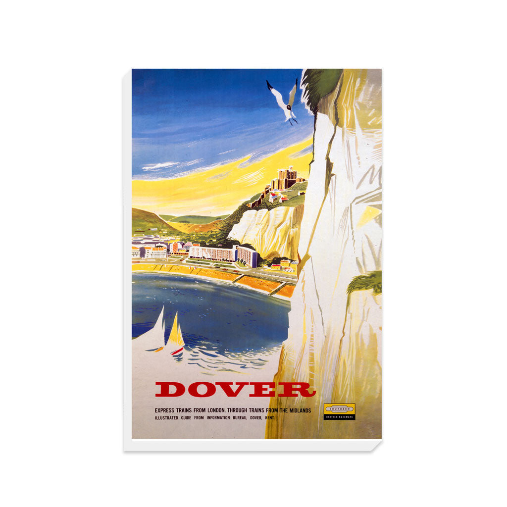 Dover Cliff - Canvas – Railway Posters