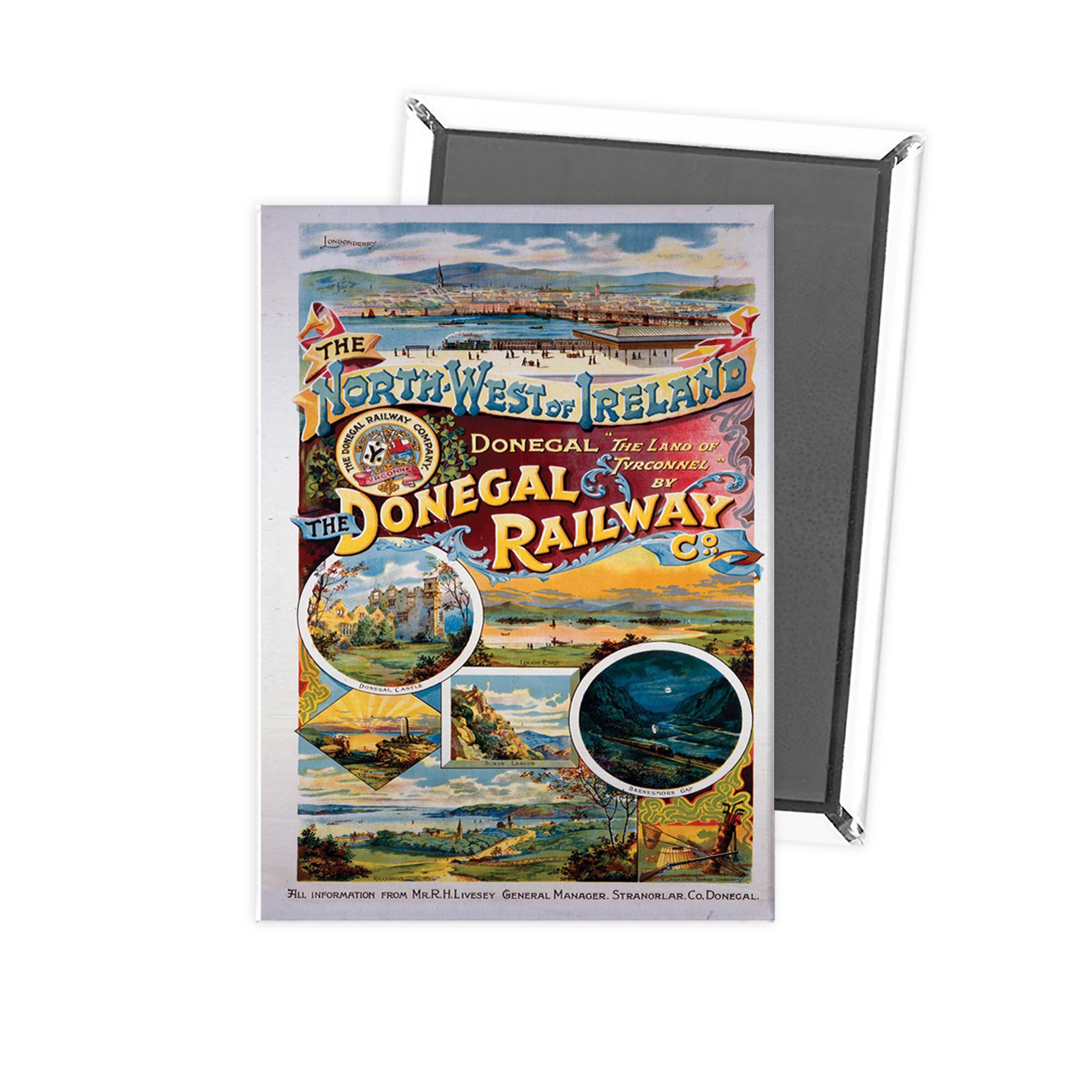 Donegal Railway Magnet – Railway Posters