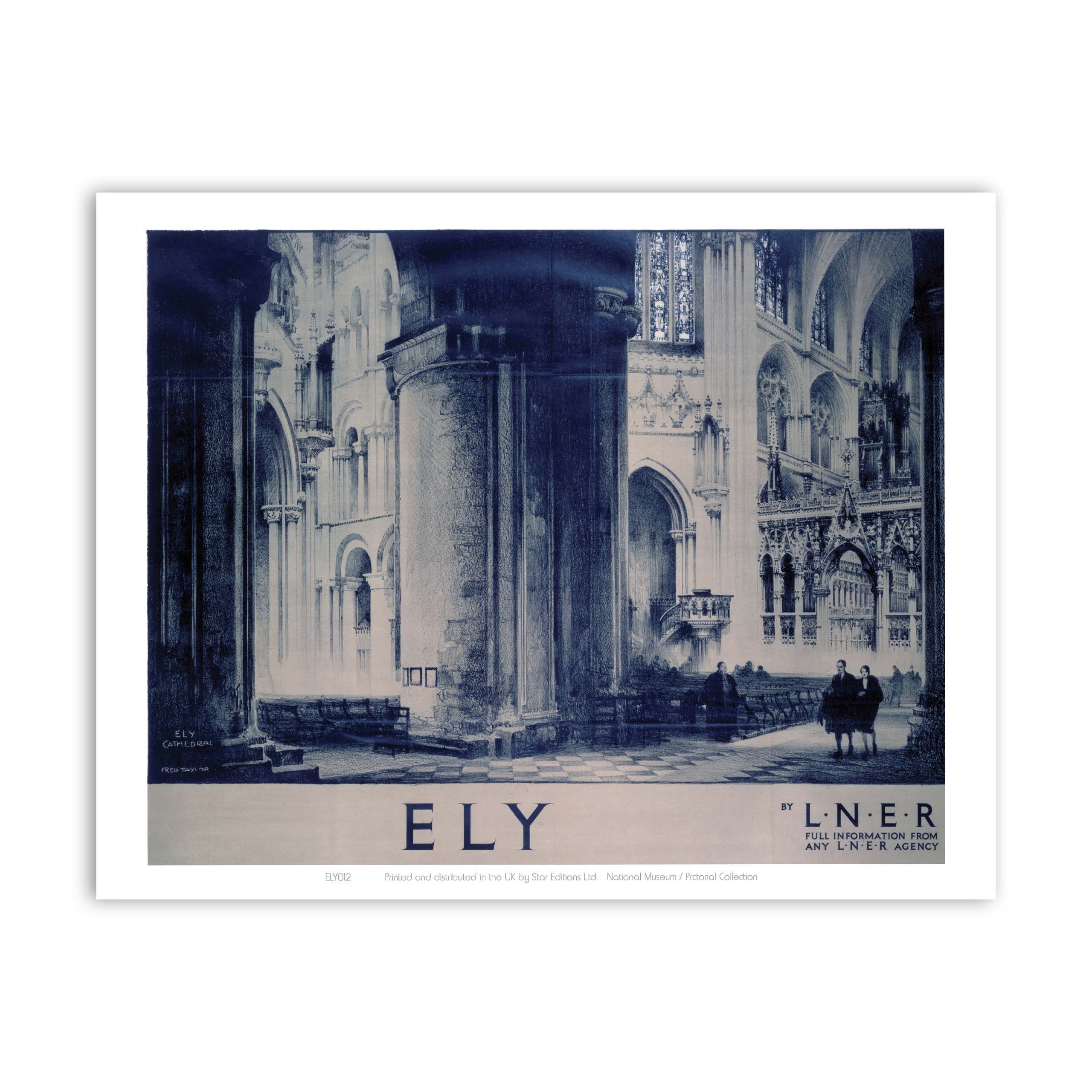 Inside Ely Cathedral Art Print – Railway Posters