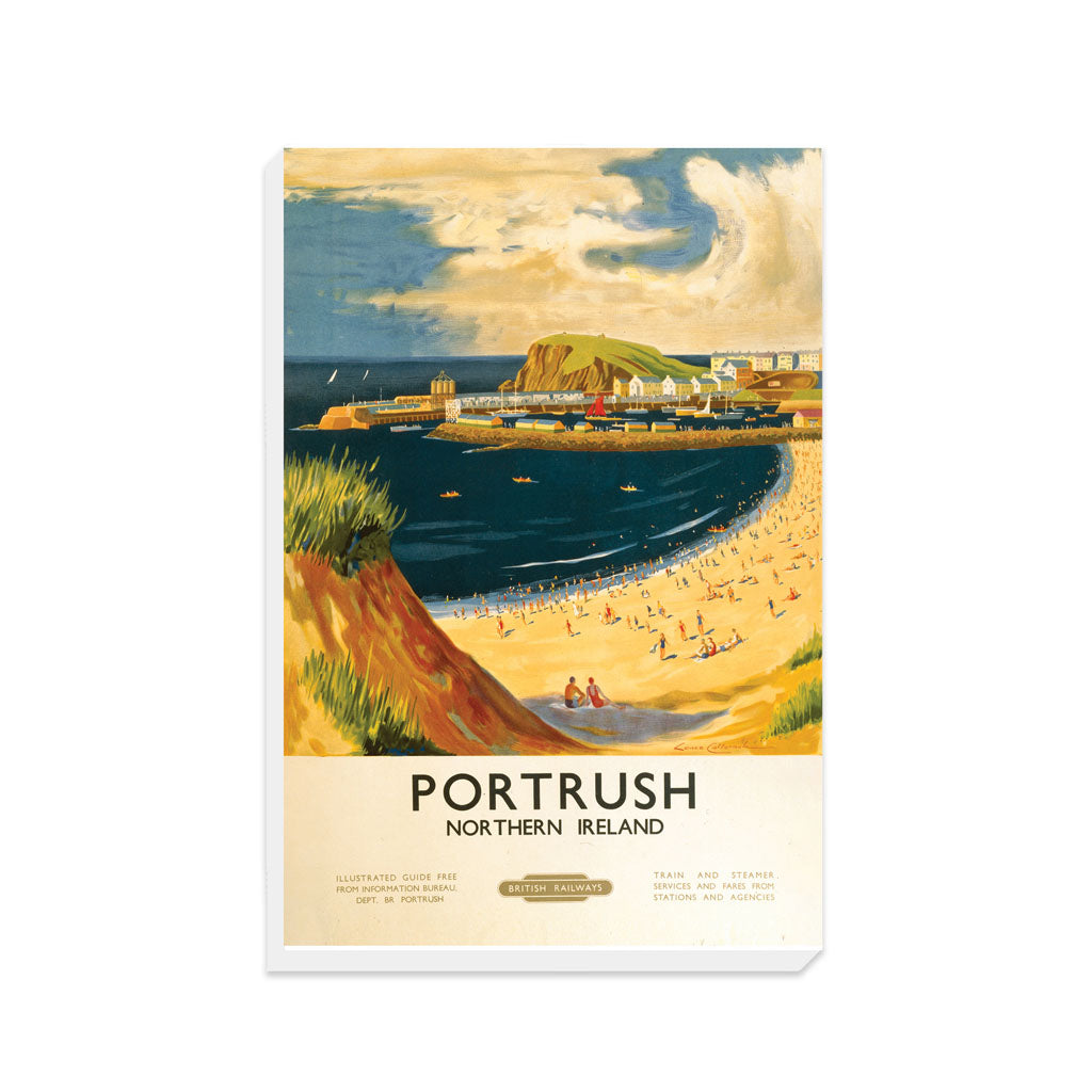 Portrush, Northern Ireland - Canvas – Railway Posters