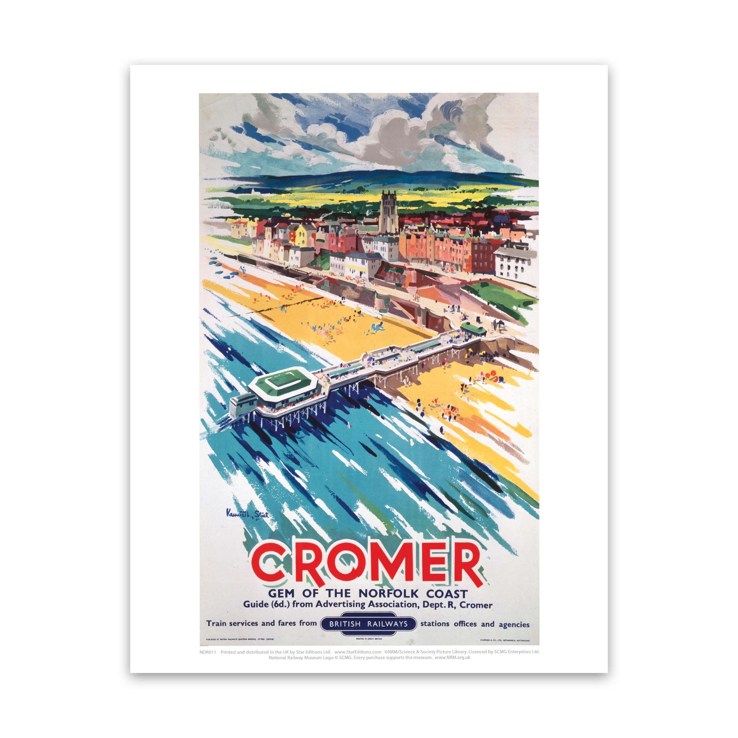 Cromer - Gem of the Norfolk Coast Art Print – Railway Posters