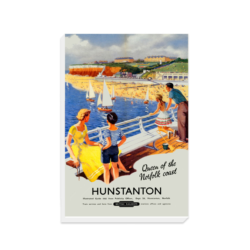 Hunstanton Queen of the Norfolk Coast - Canvas – Railway Posters