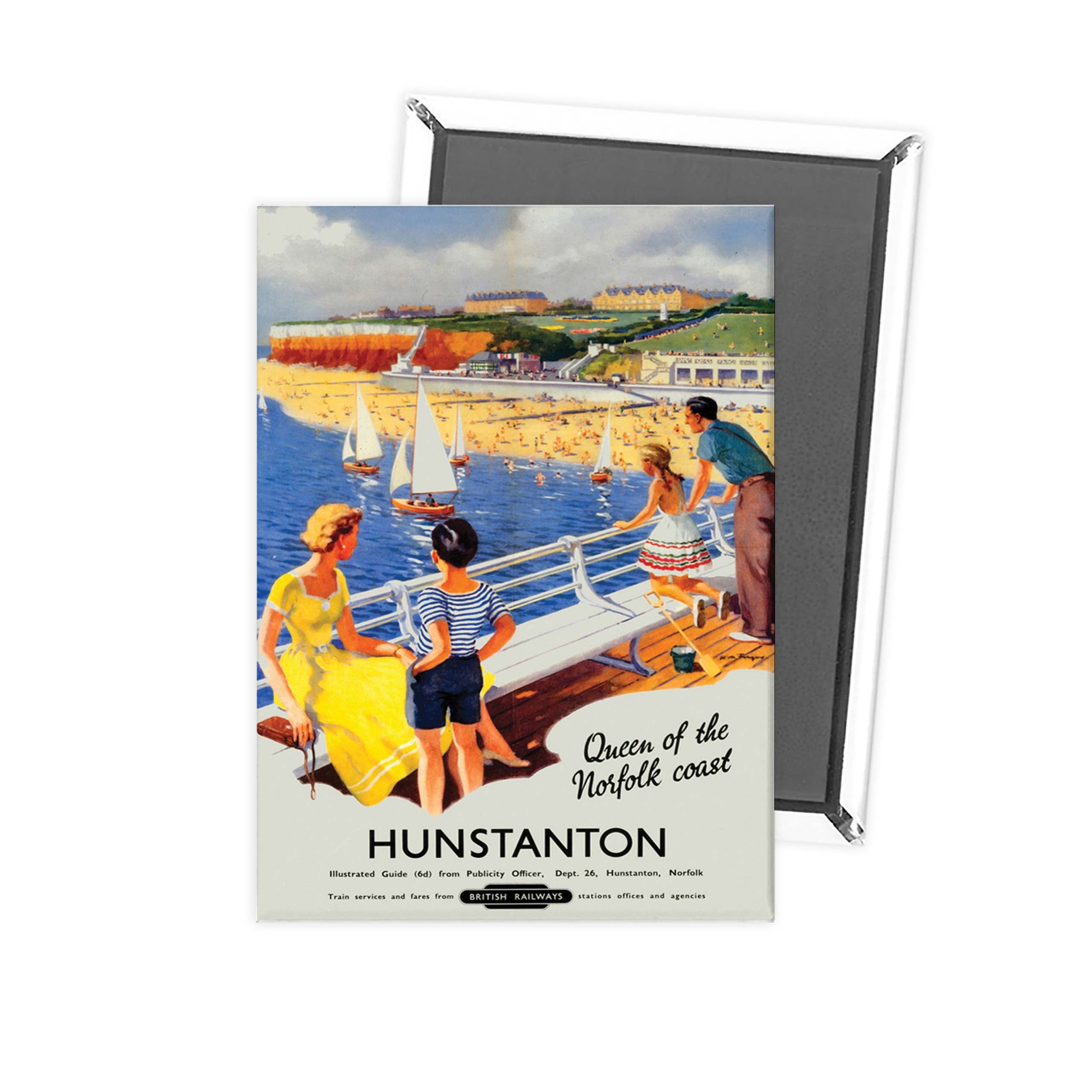 Hunstanton Queen of the Norfolk Coast Magnet – Railway Posters