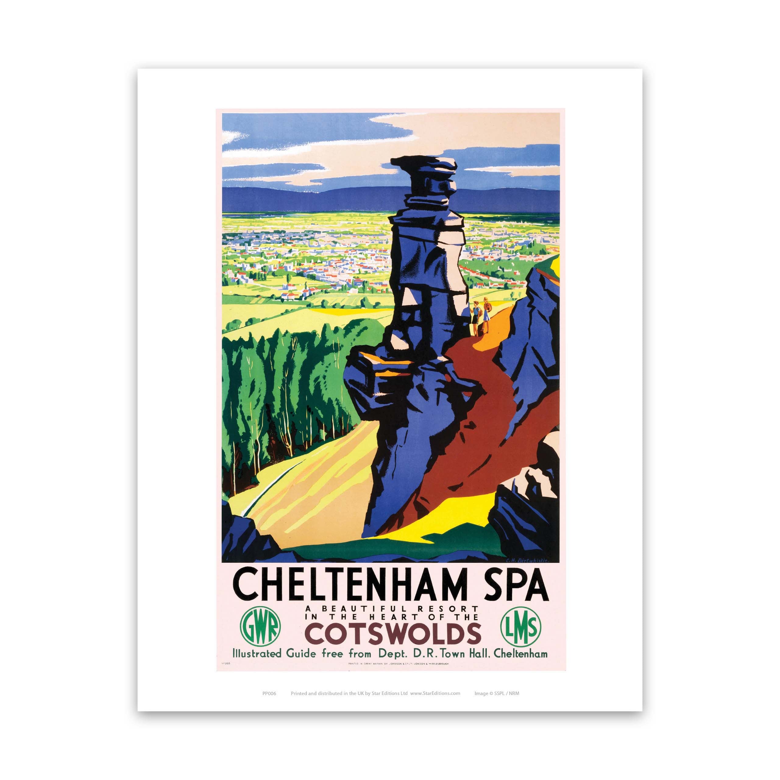 Cheltenham Spa, Cotswolds Art Print – Railway Posters