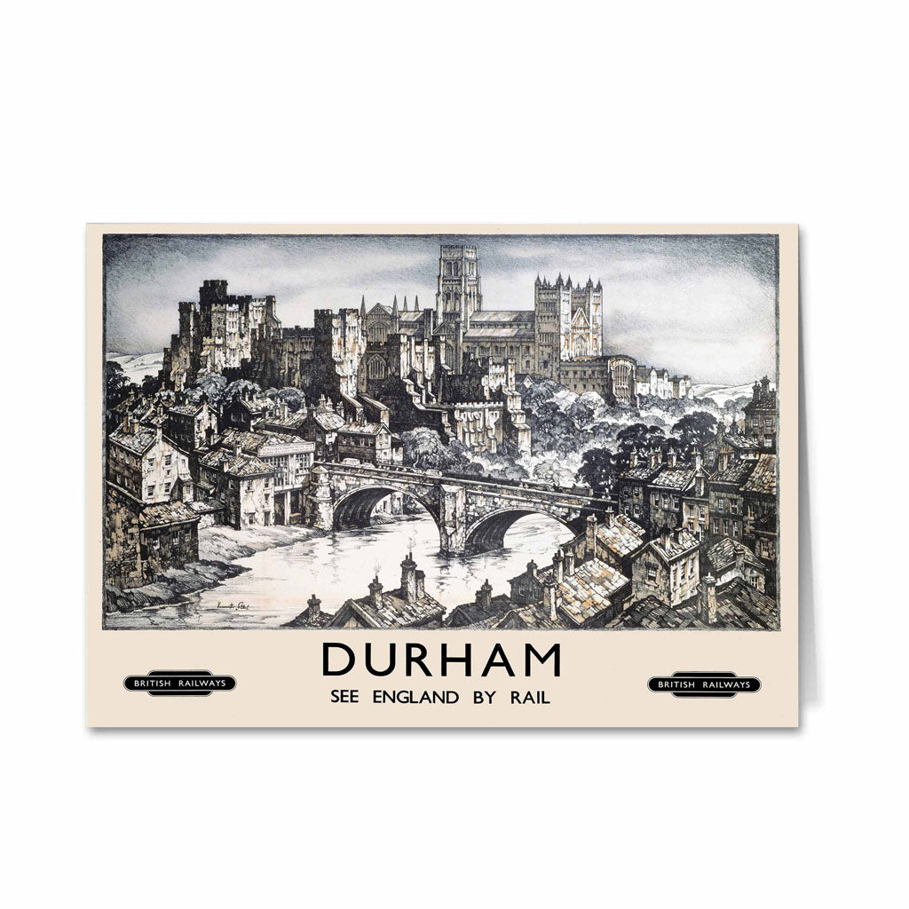 Durham Greeting Card – Railway Posters