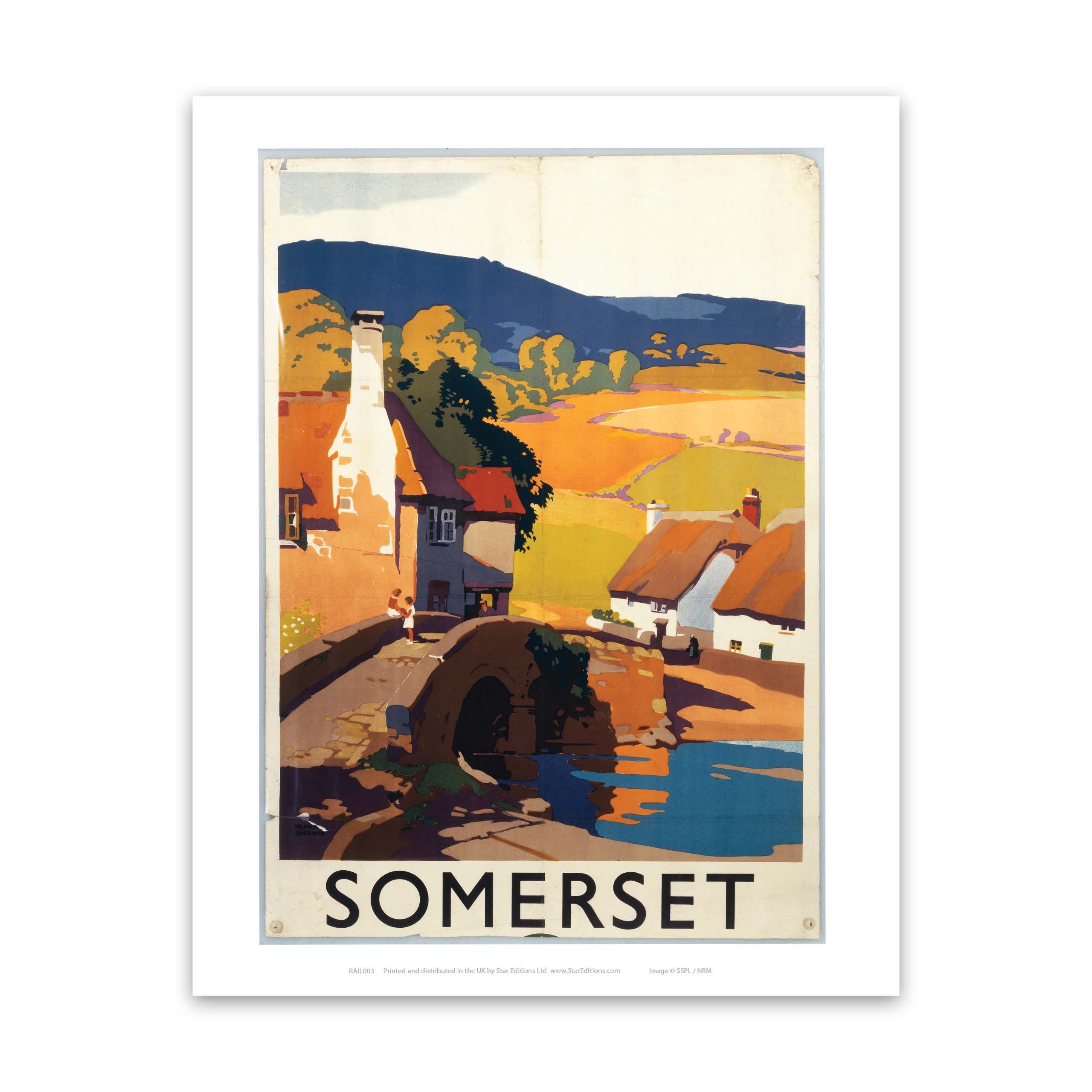 Somerset Art Print – Railway Posters