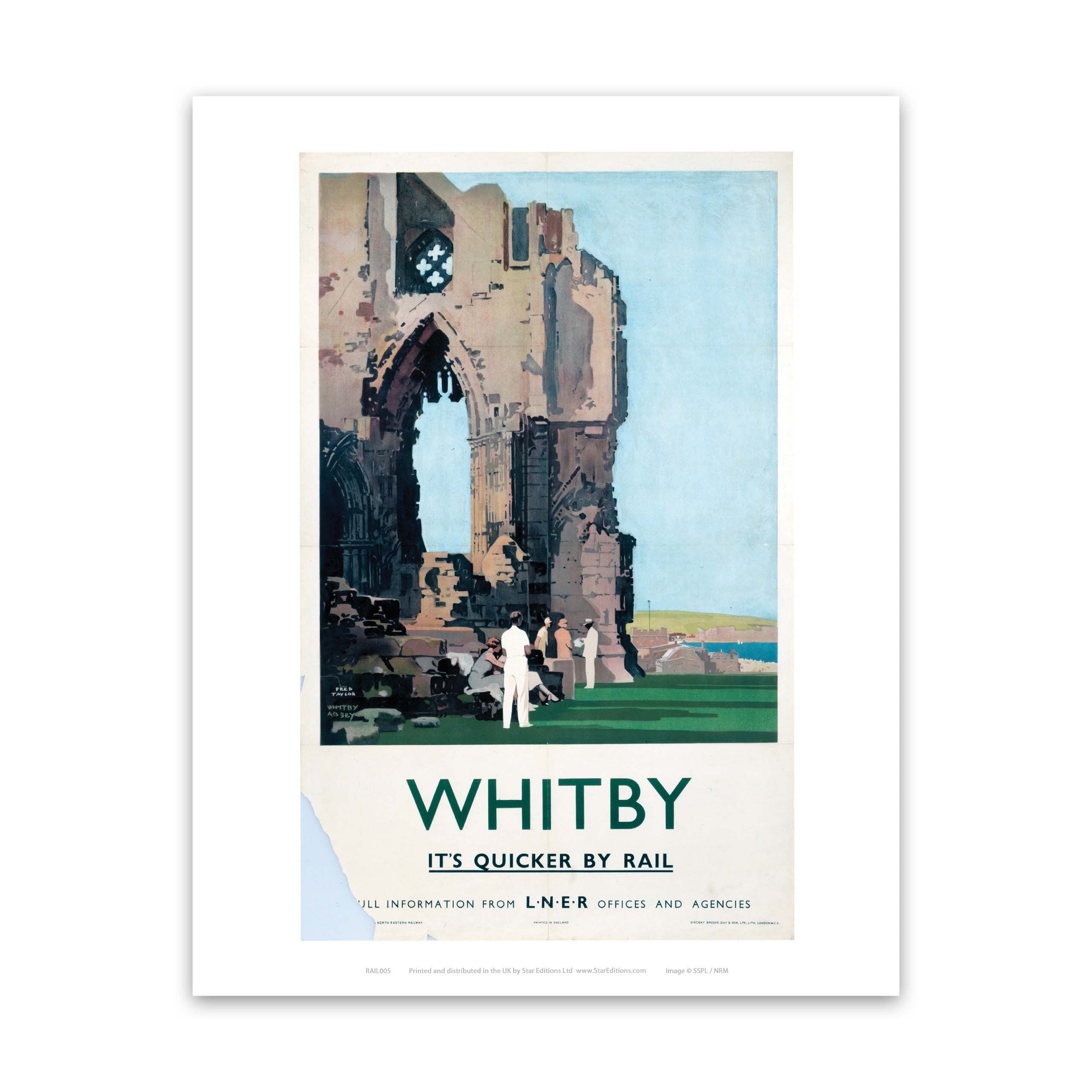 Whitby Art Print – Railway Posters