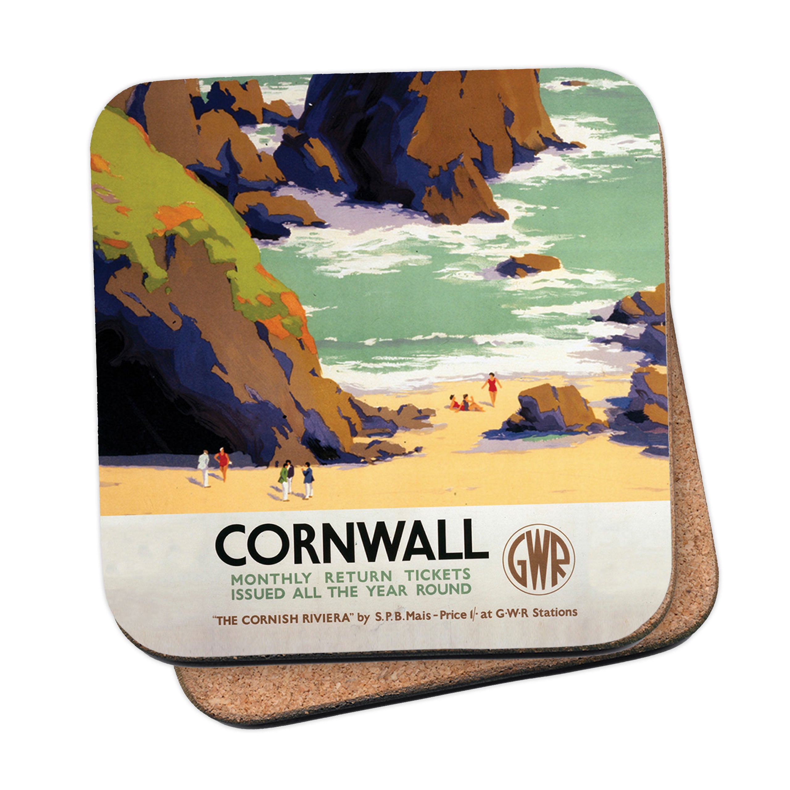 Cornwall - The Cornish Riviera Coaster – Railway Posters
