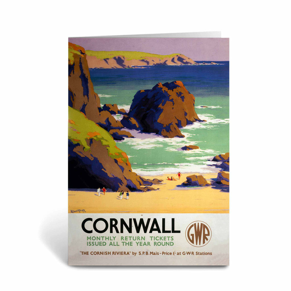 Cornwall - The Cornish Riviera Greeting Card – Railway Posters