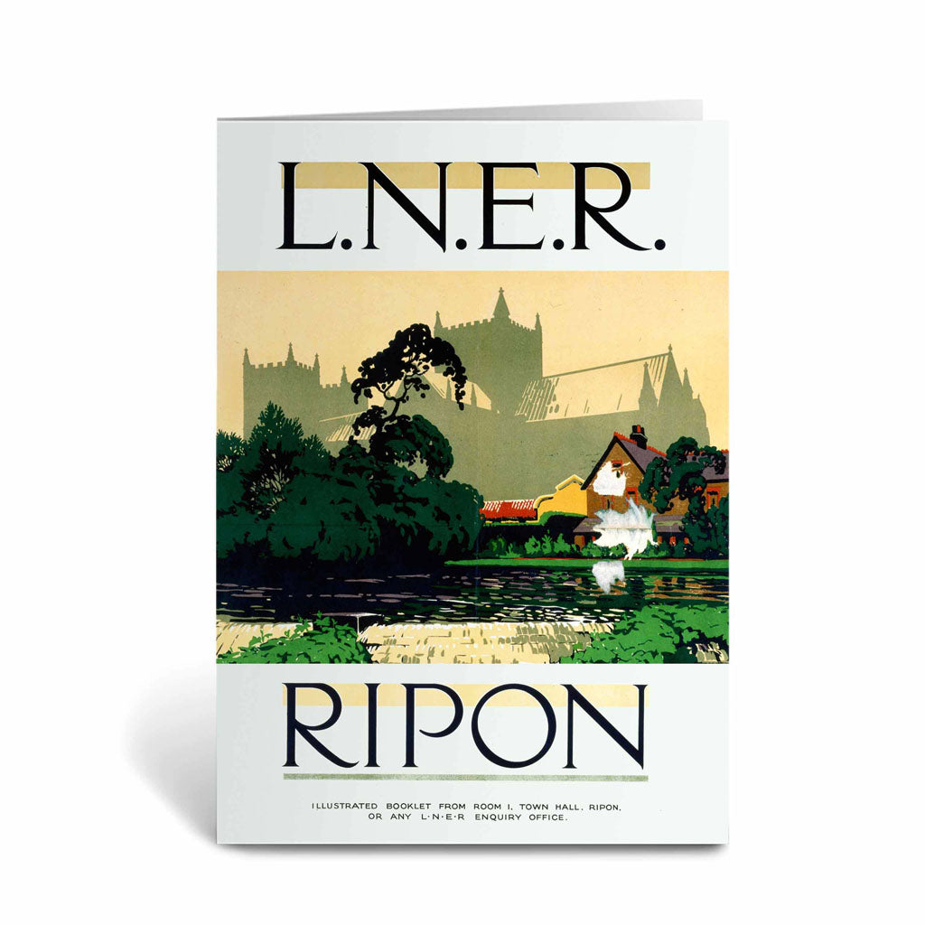 Ripon Greeting Card – Railway Posters