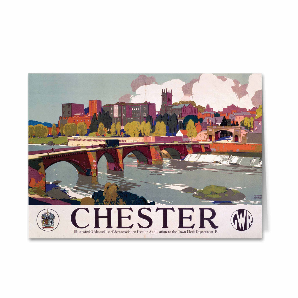Chester Greeting Card – Railway Posters