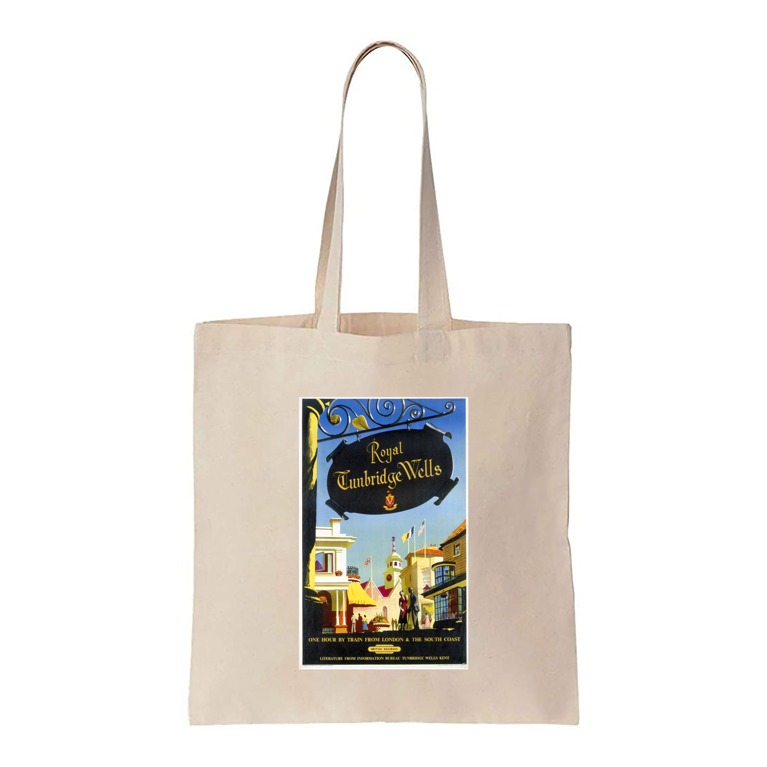Royal Tunbridge Wells Sign - Canvas Tote Bag – Railway Posters