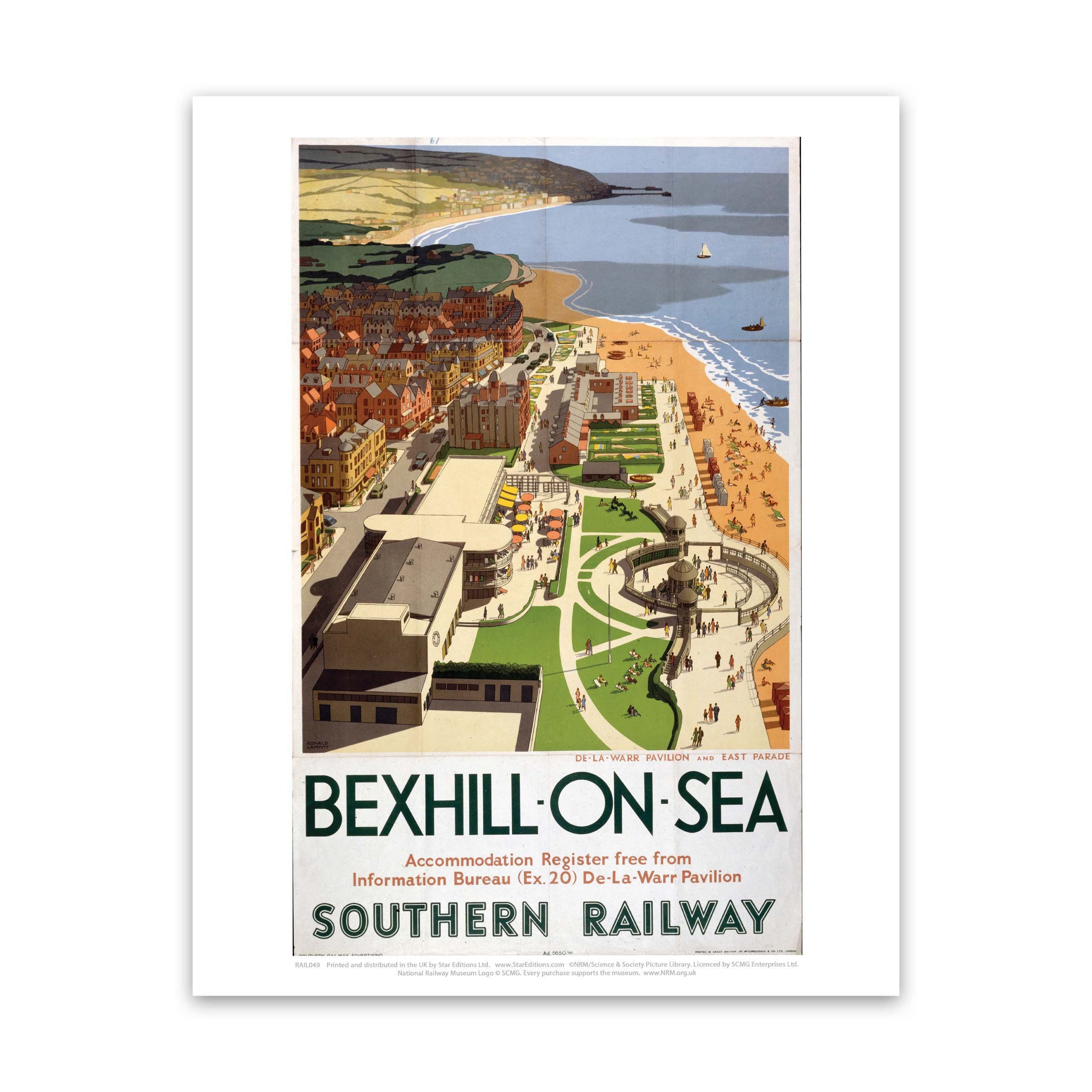 Bexhill-on-sea Art Print – Railway Posters