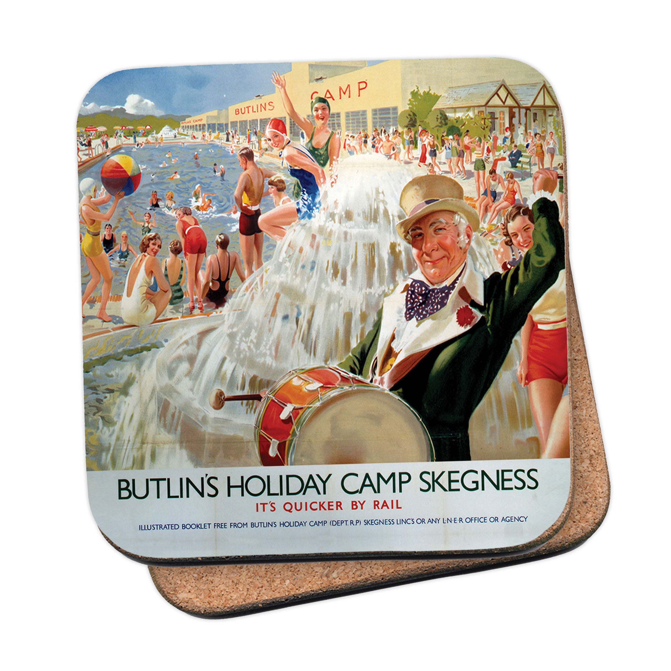 Butlins Holiday Camp Skegness Coaster – Railway Posters