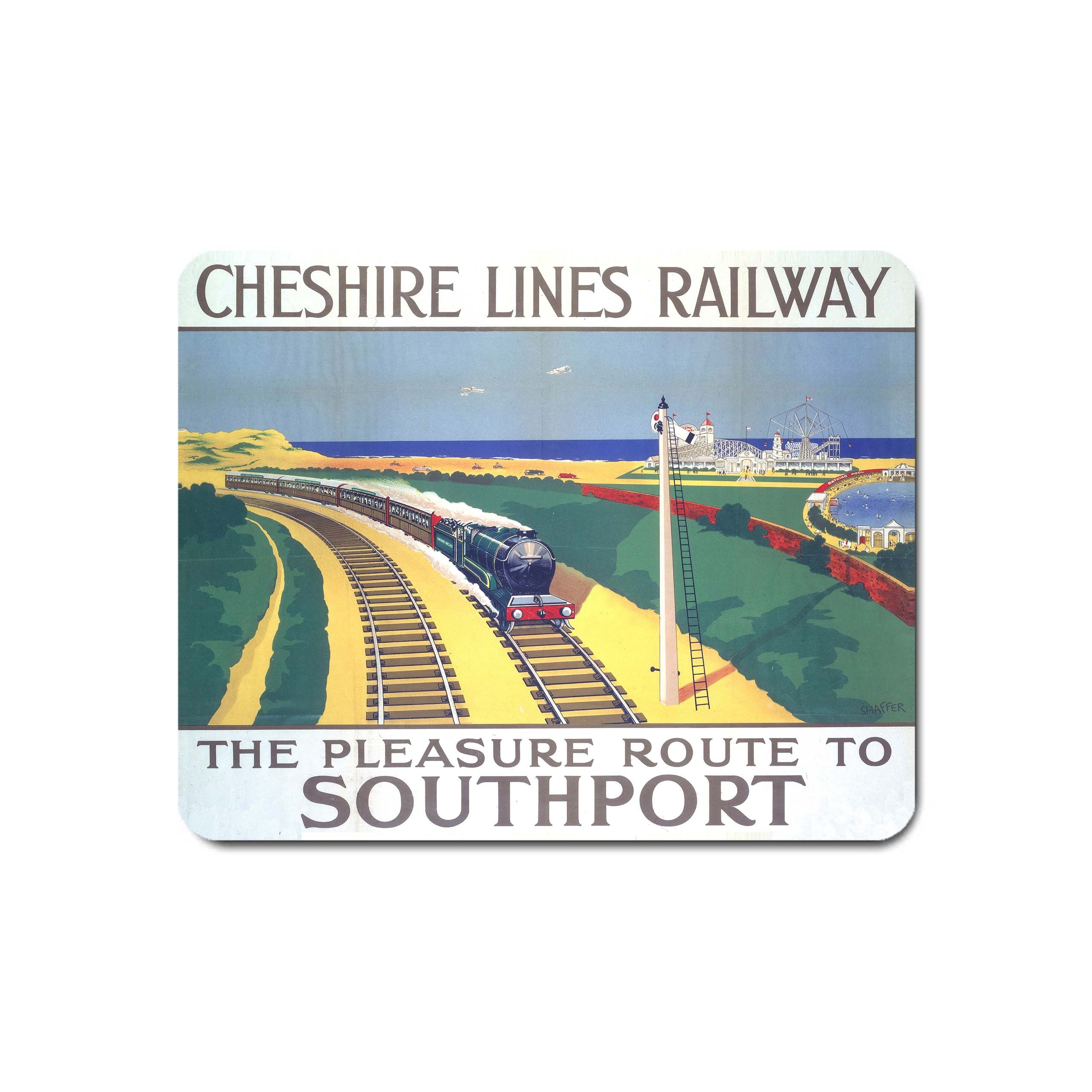 Cheshire Lines Railway to Southport - Mouse Mat – Railway Posters