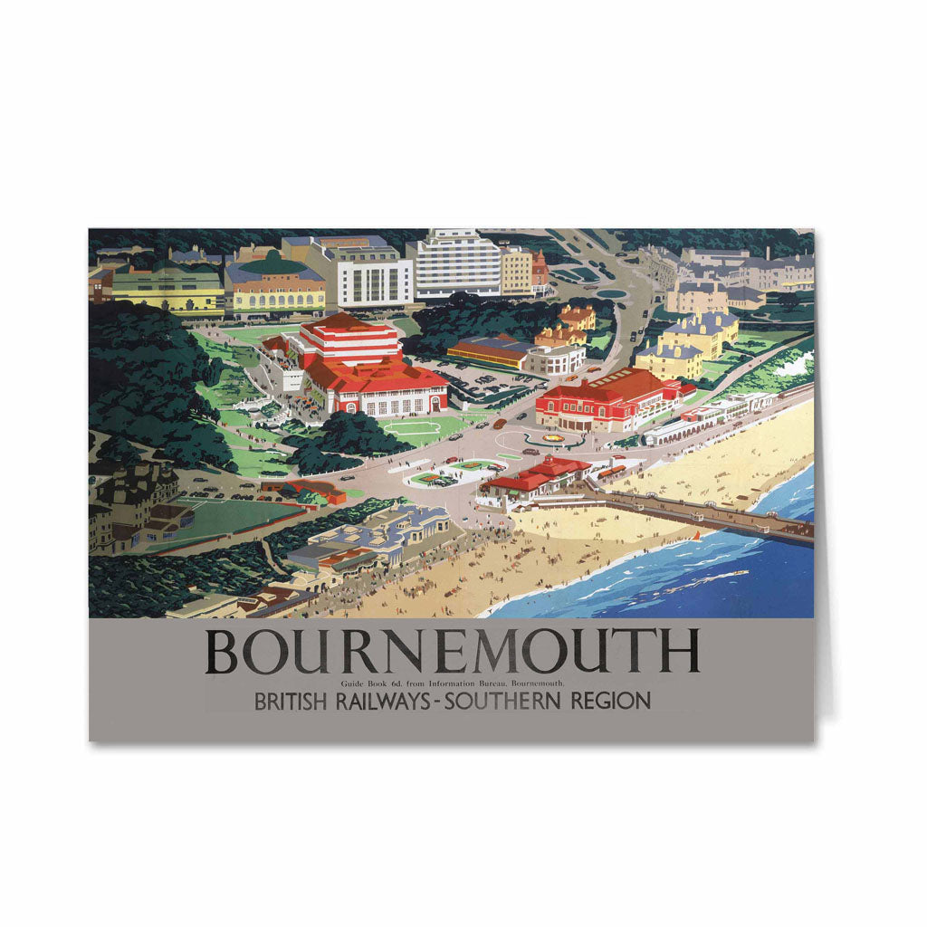 Bournemouth, Southern Region Greeting Card – Railway Posters