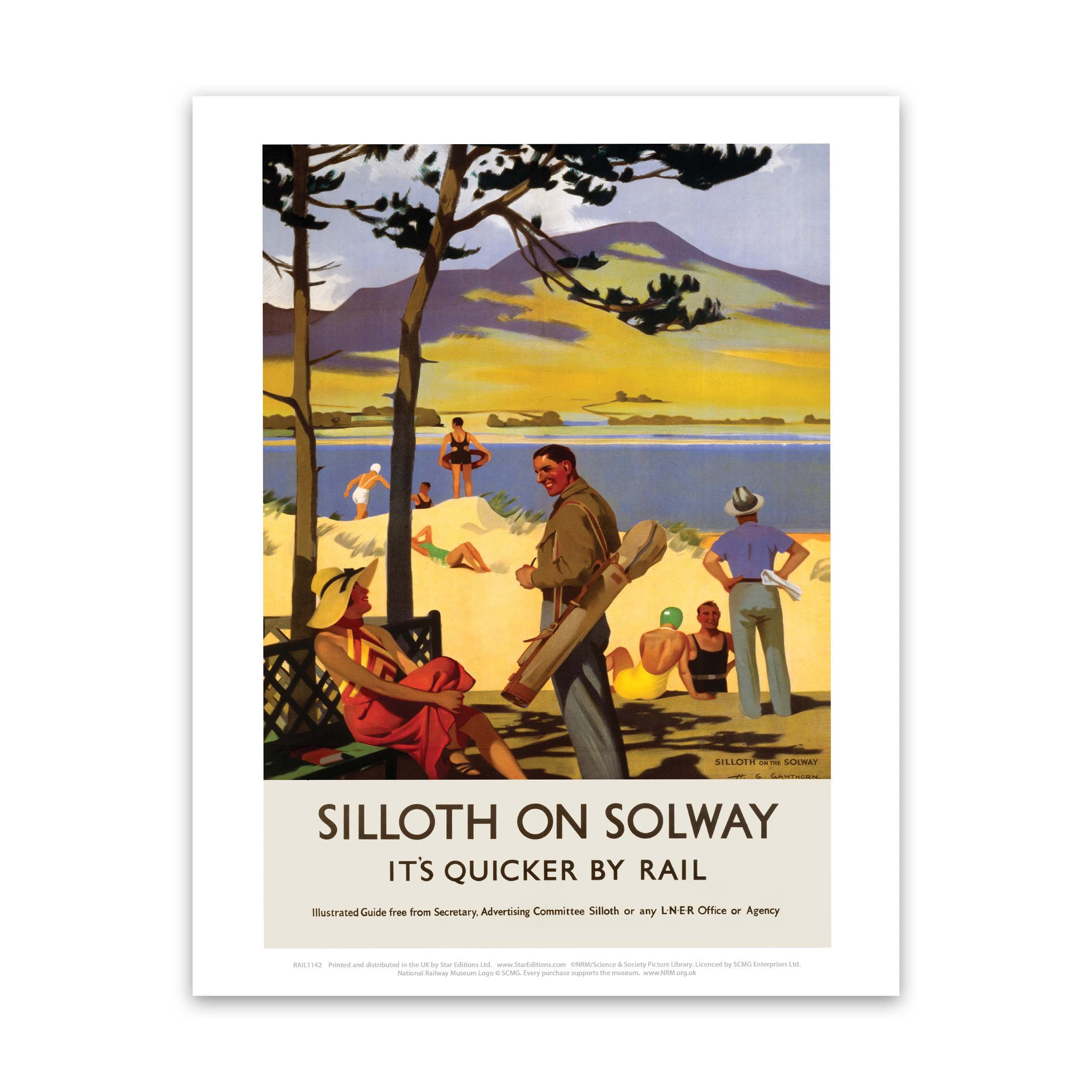 Silloth on Solway Art Print – Railway Posters