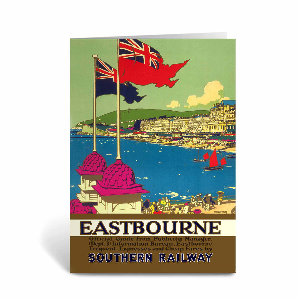 Eastbourne, Southern Railways Greeting Card – Railway Posters