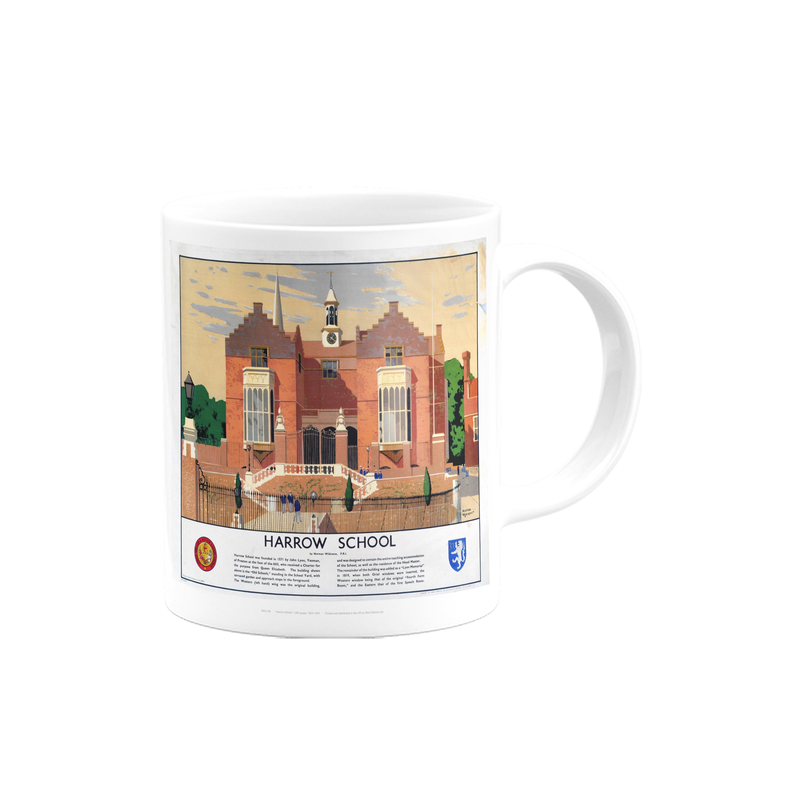 Harrow School Mug – Railway Posters
