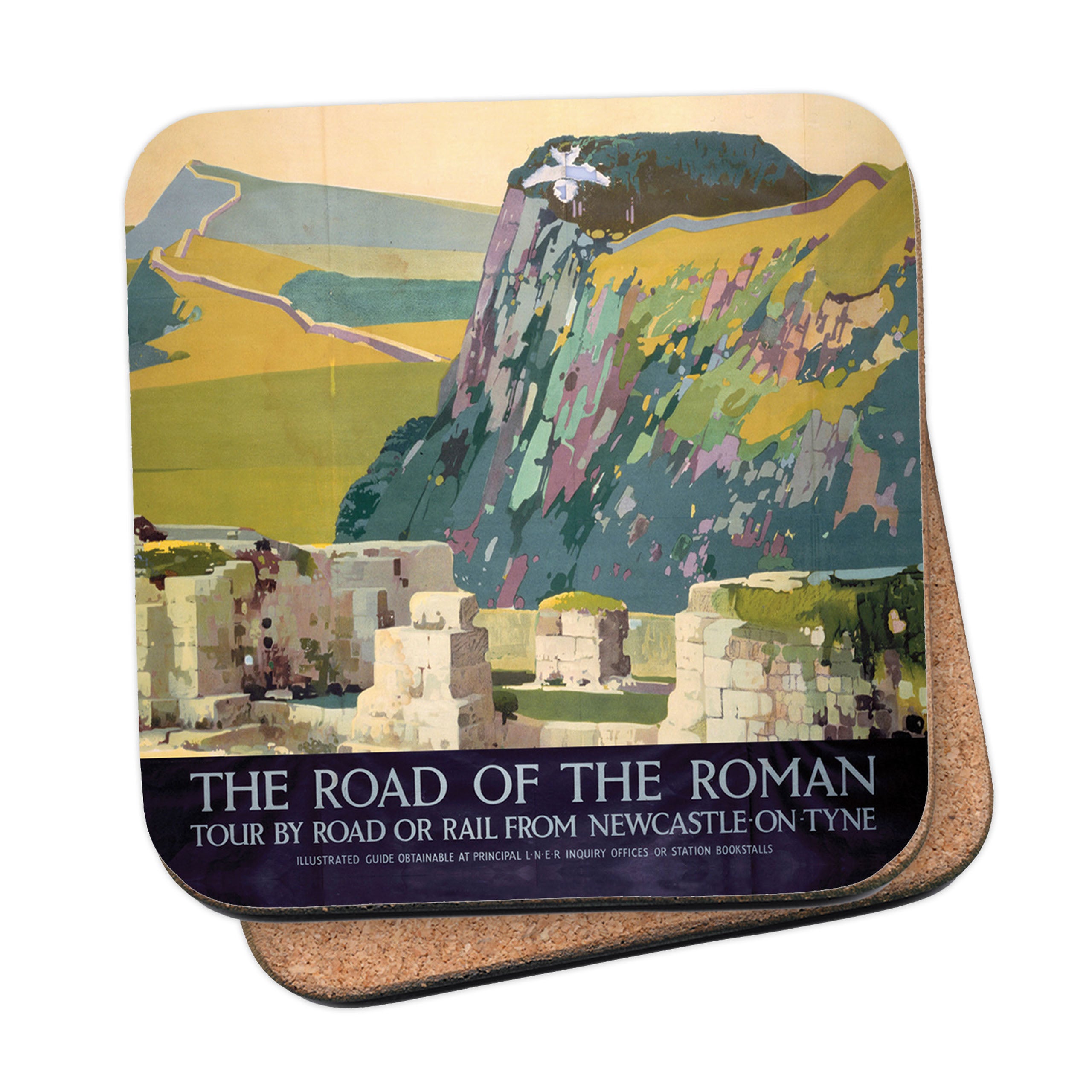 The Road Of The Roman Coaster – Railway Posters