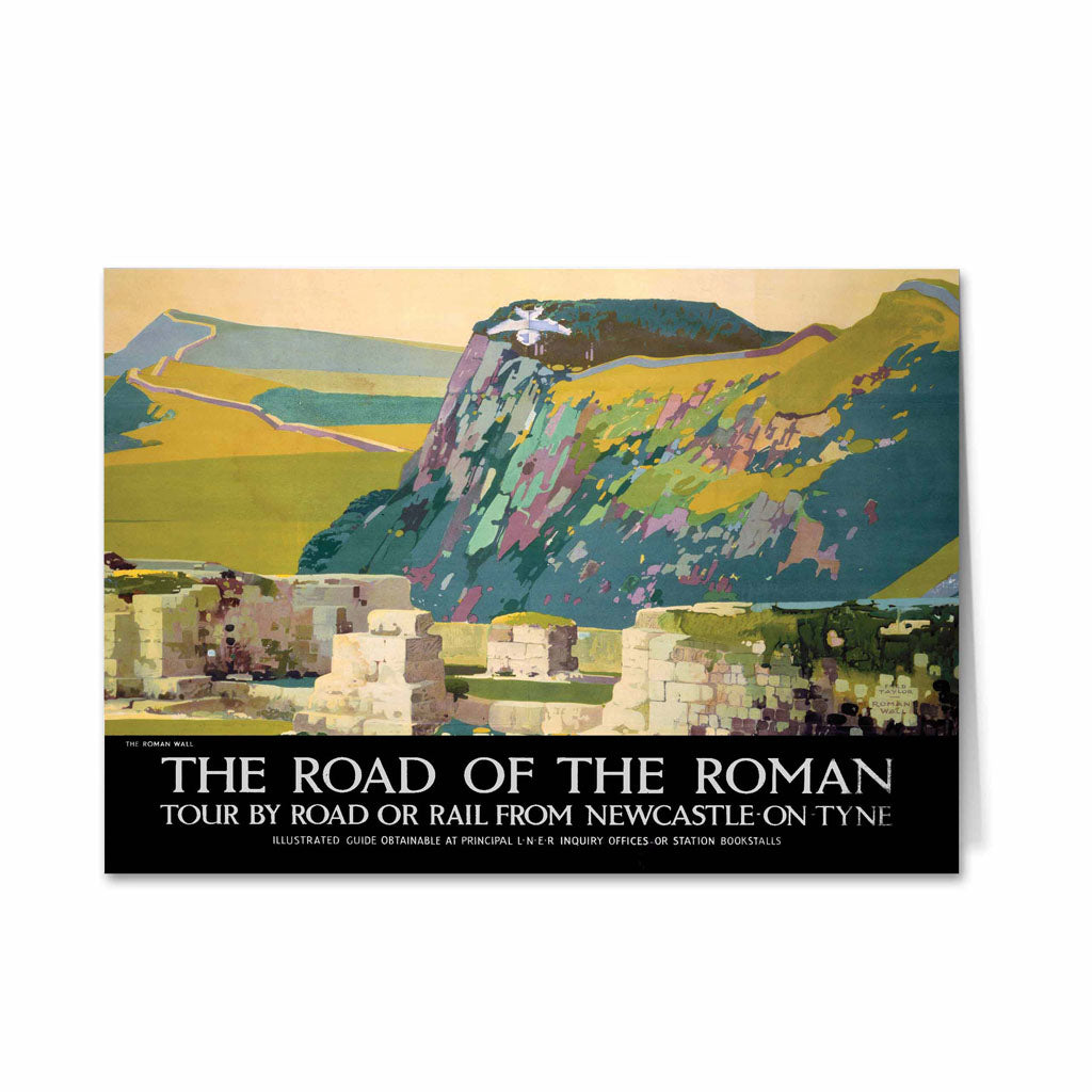 The Road Of The Roman Greeting Card – Railway Posters