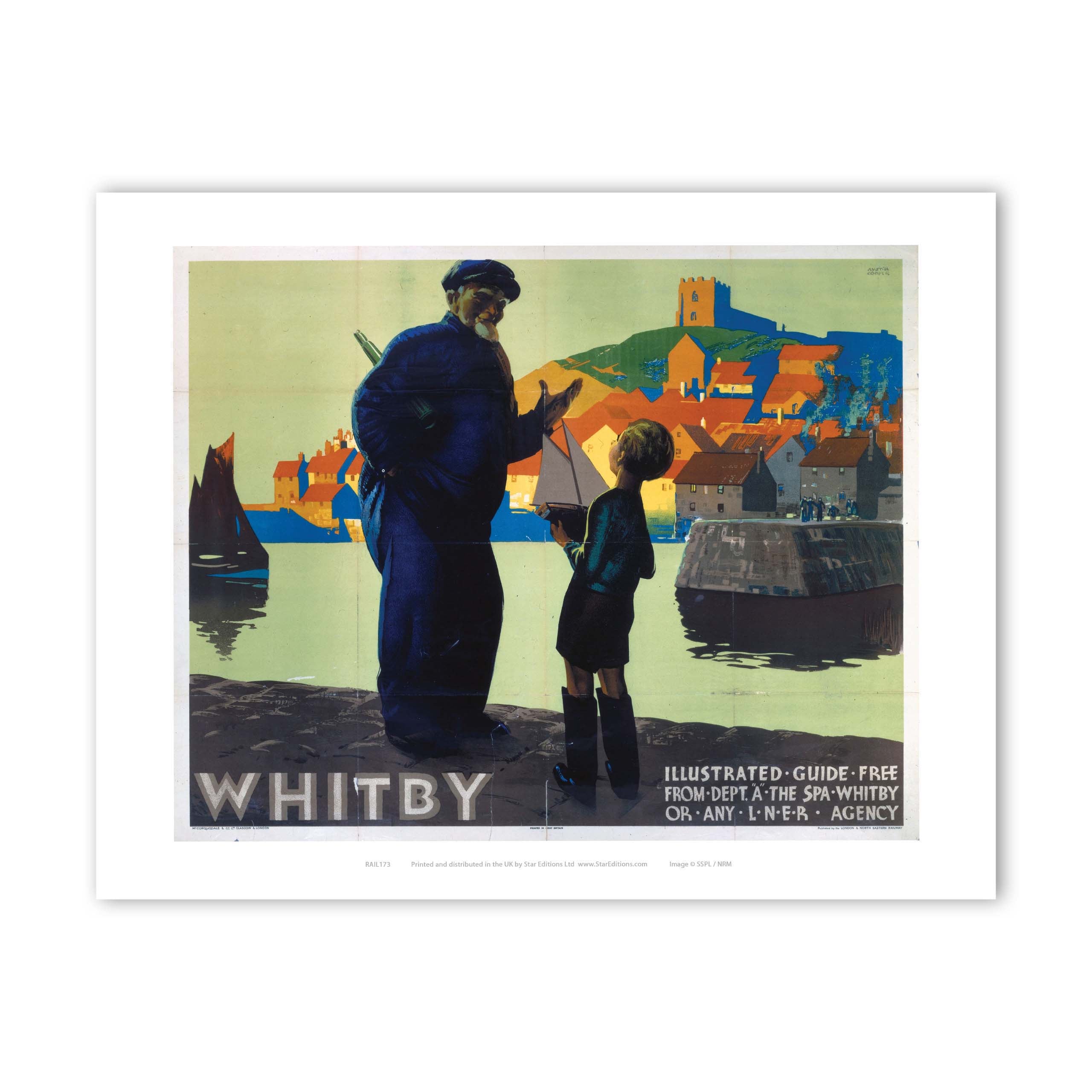 Whitby Art Print – Railway Posters