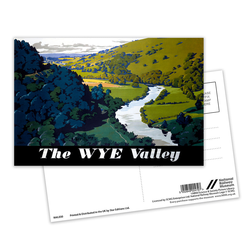 The Wye Valley Postcard Pack of 8 – Railway Posters