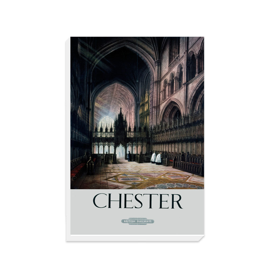 Chester Cathedral - Canvas – Railway Posters