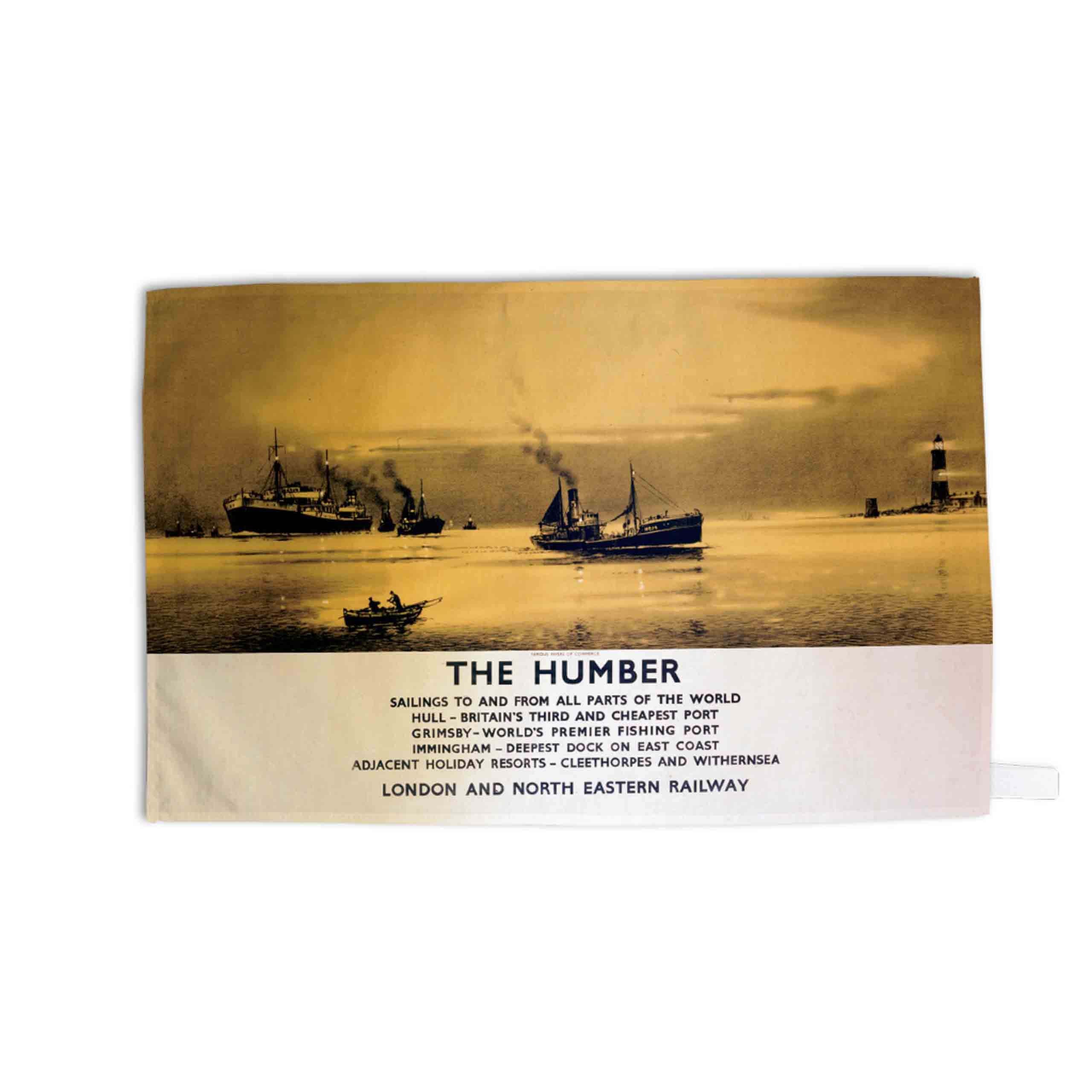 The Humber - Hull - Tea Towel – Railway Posters