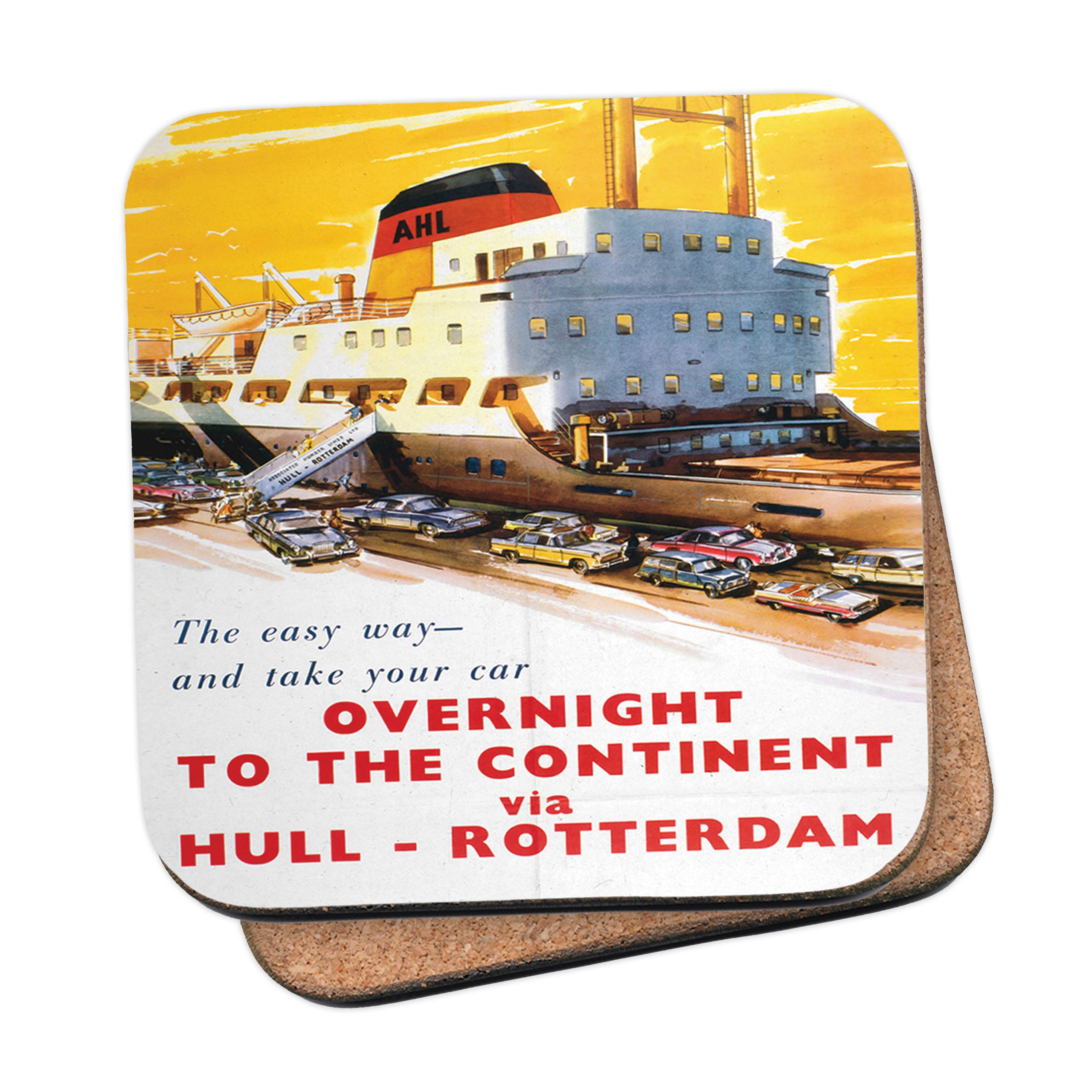 The Continent via Hull and Goole Coaster – Railway Posters