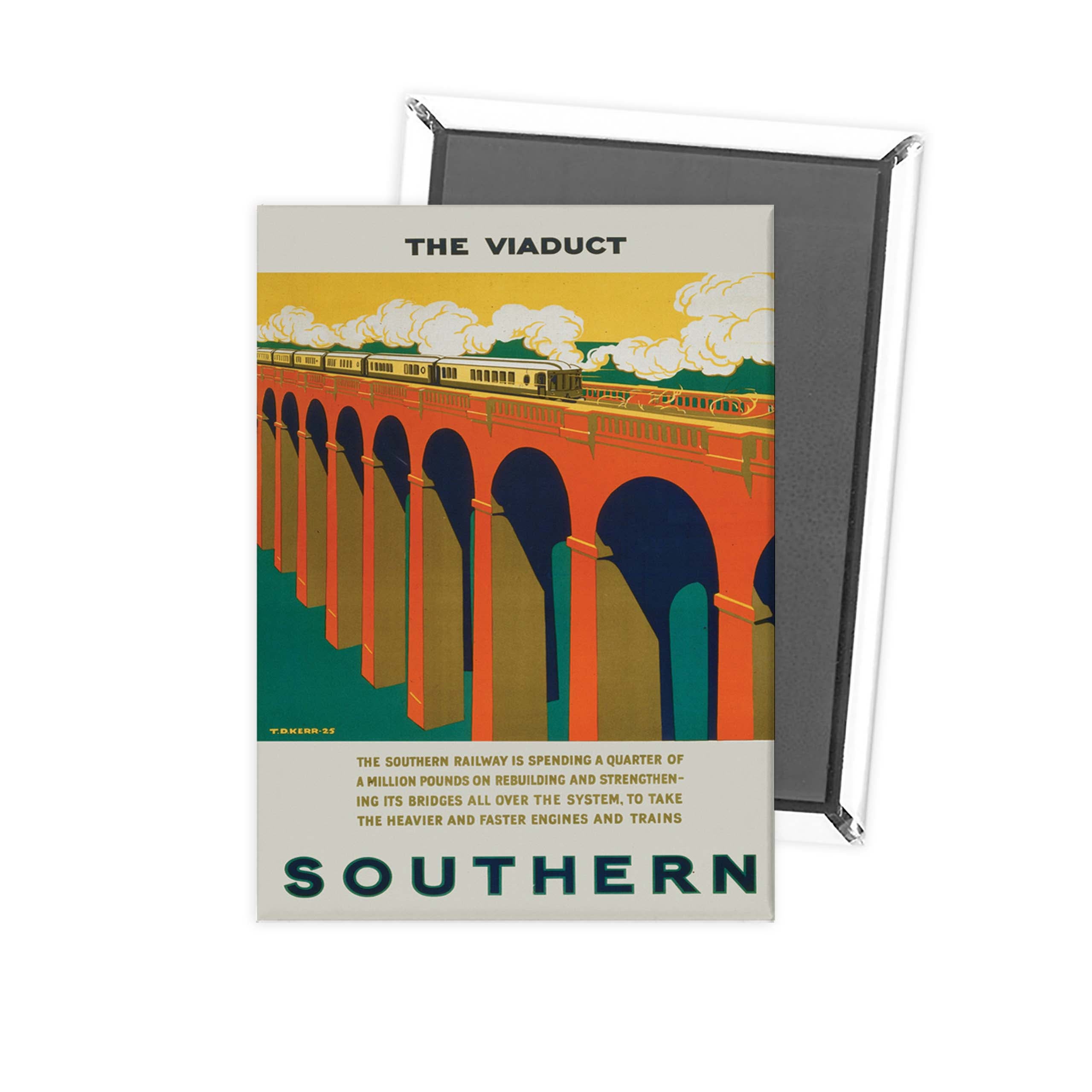 The Viaduct - Southern Railway Magnet – Railway Posters