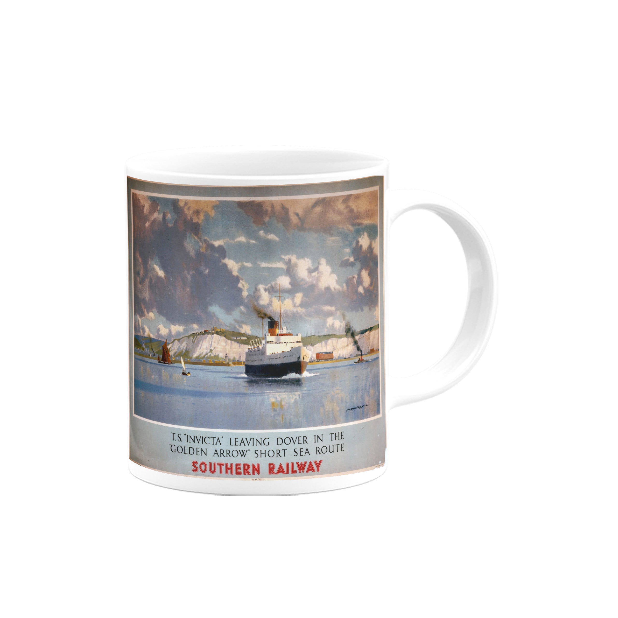 T.S. Invicta Dover Southern Railway Mug – Railway Posters
