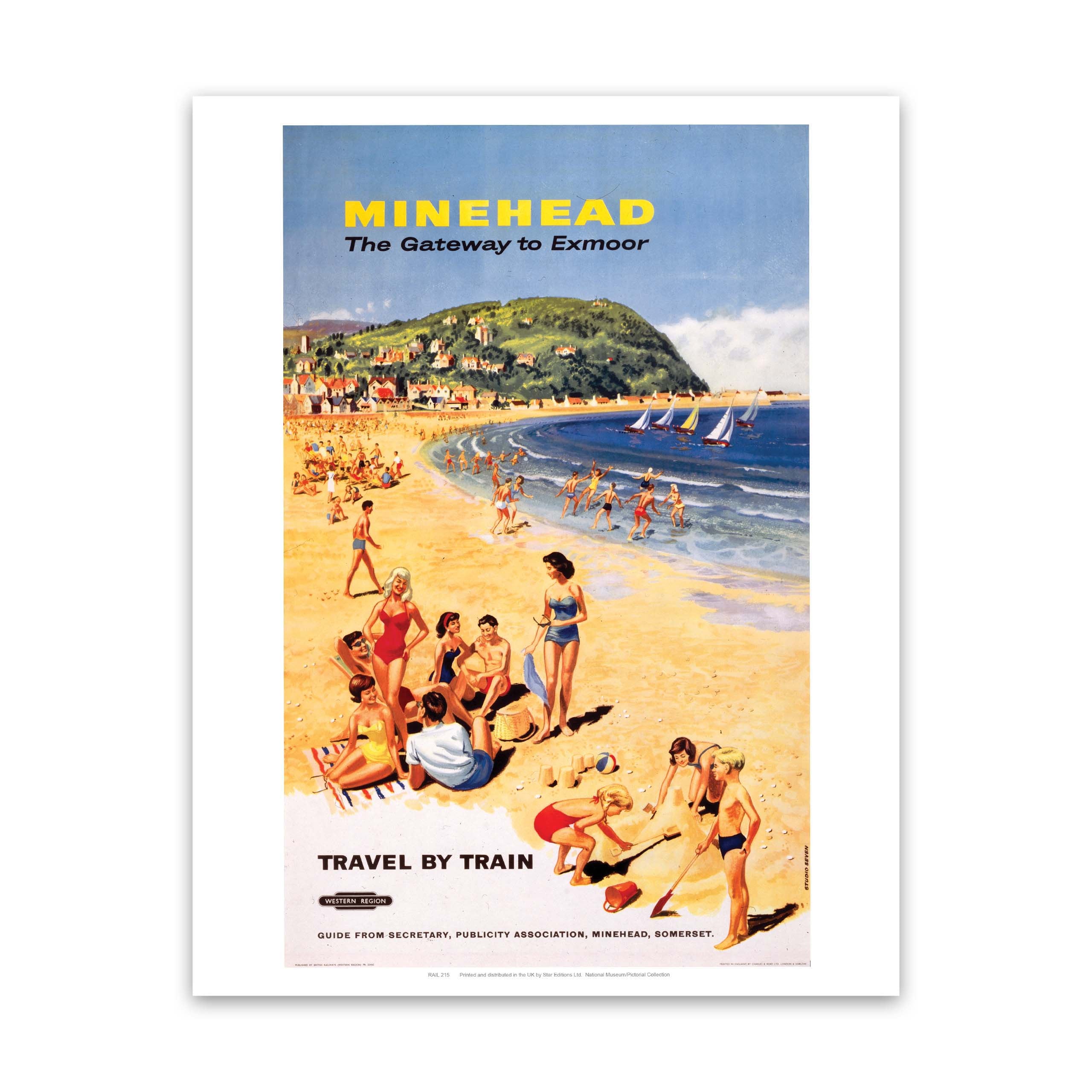 Minehead, The Gateway to Exmoor Art Print – Railway Posters