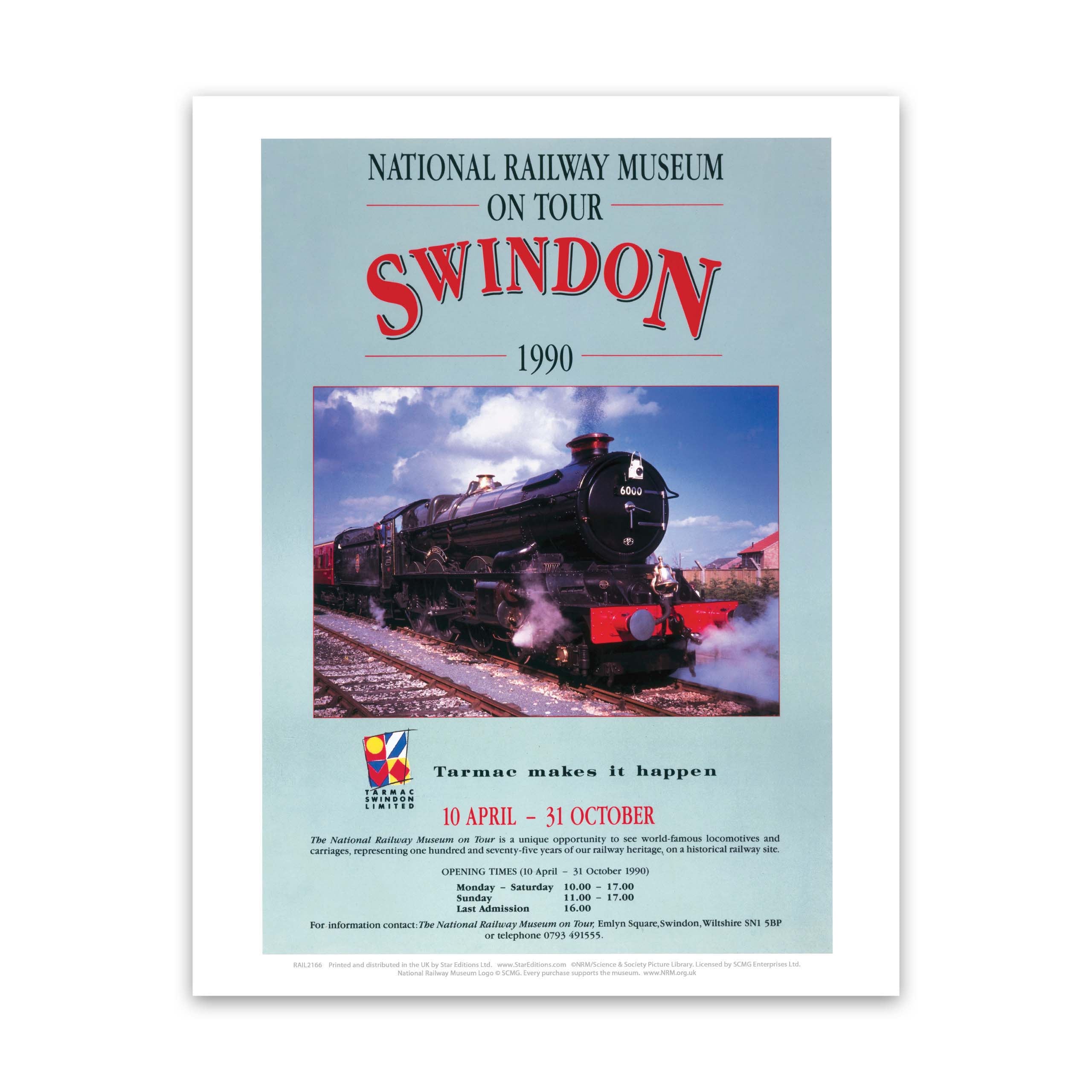 Swindon NRM on Tour Art Print – Railway Posters