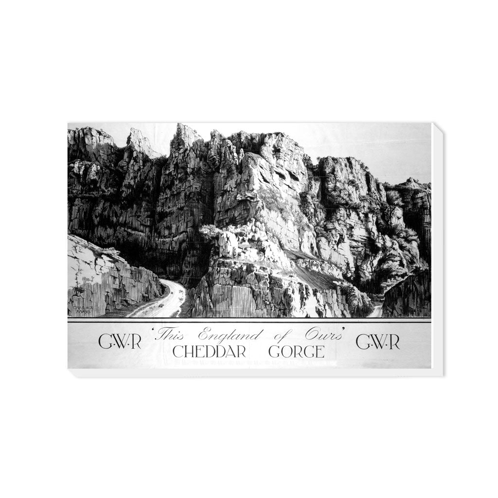 Cheddar Gorge GWR - Canvas – Railway Posters