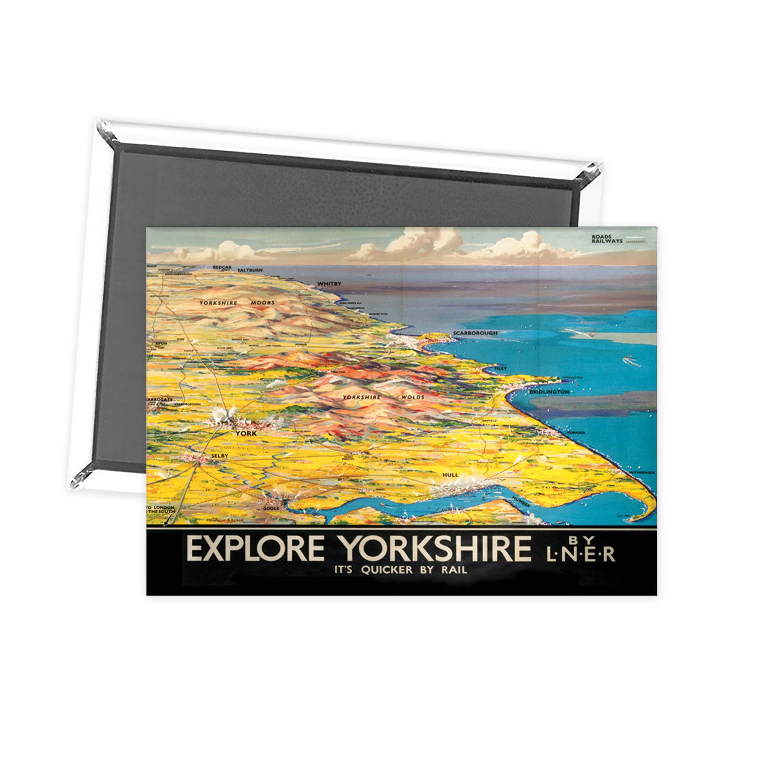 Explore Yorkshire by LNER Magnet – Railway Posters