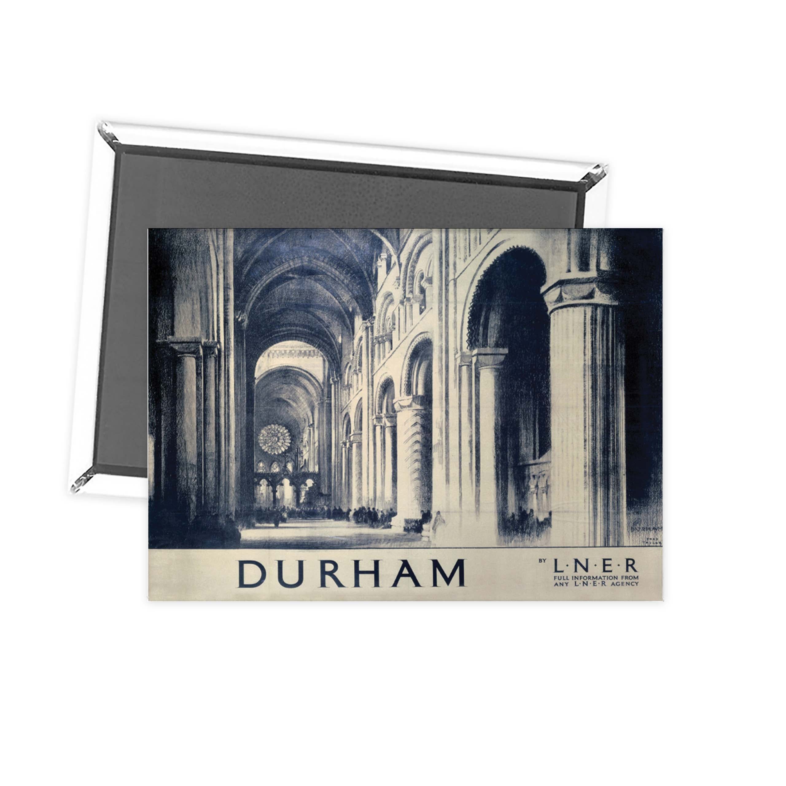 Durham by LNER Magnet – Railway Posters