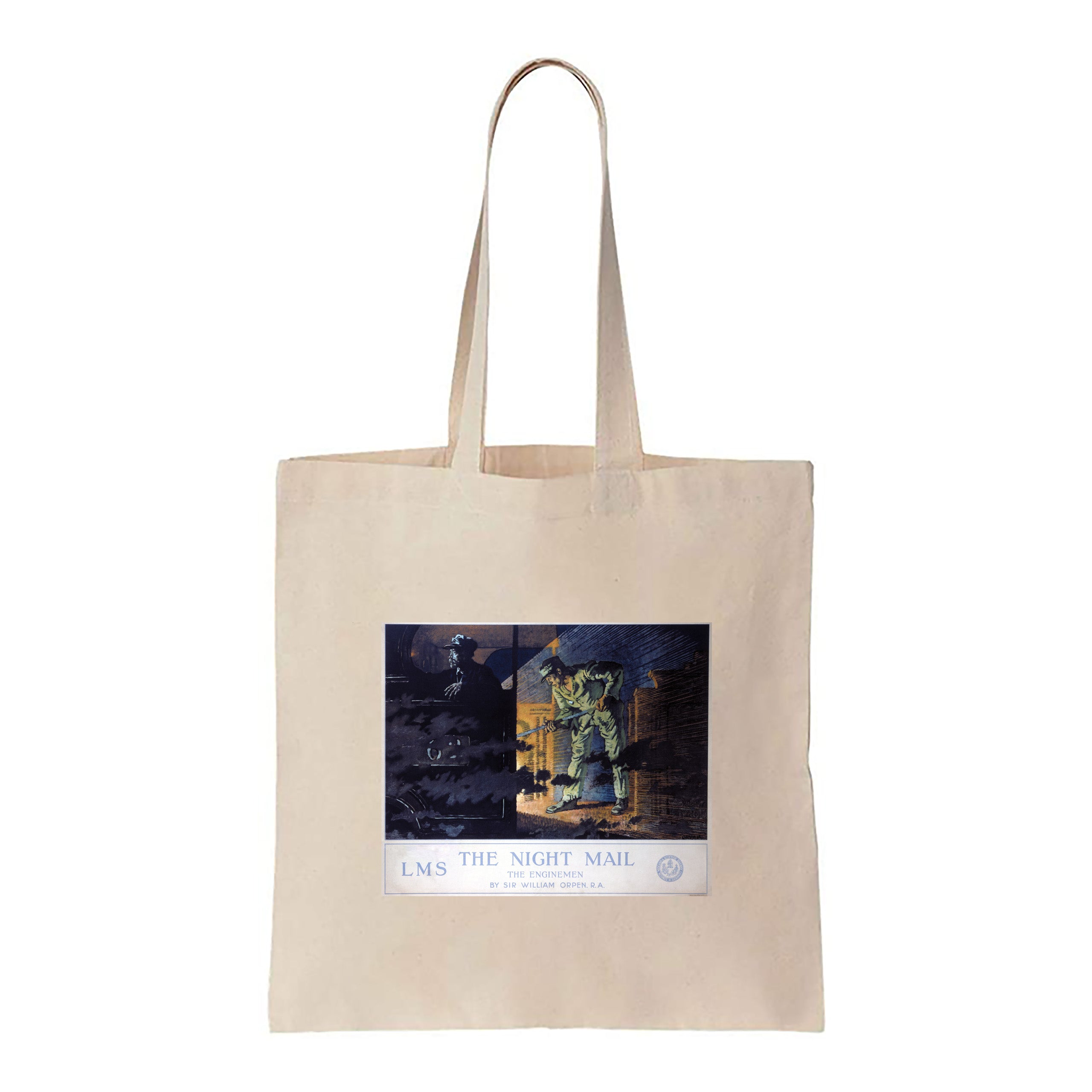 The Night Mail - The Enginemen LMS - Canvas Tote Bag – Railway Posters