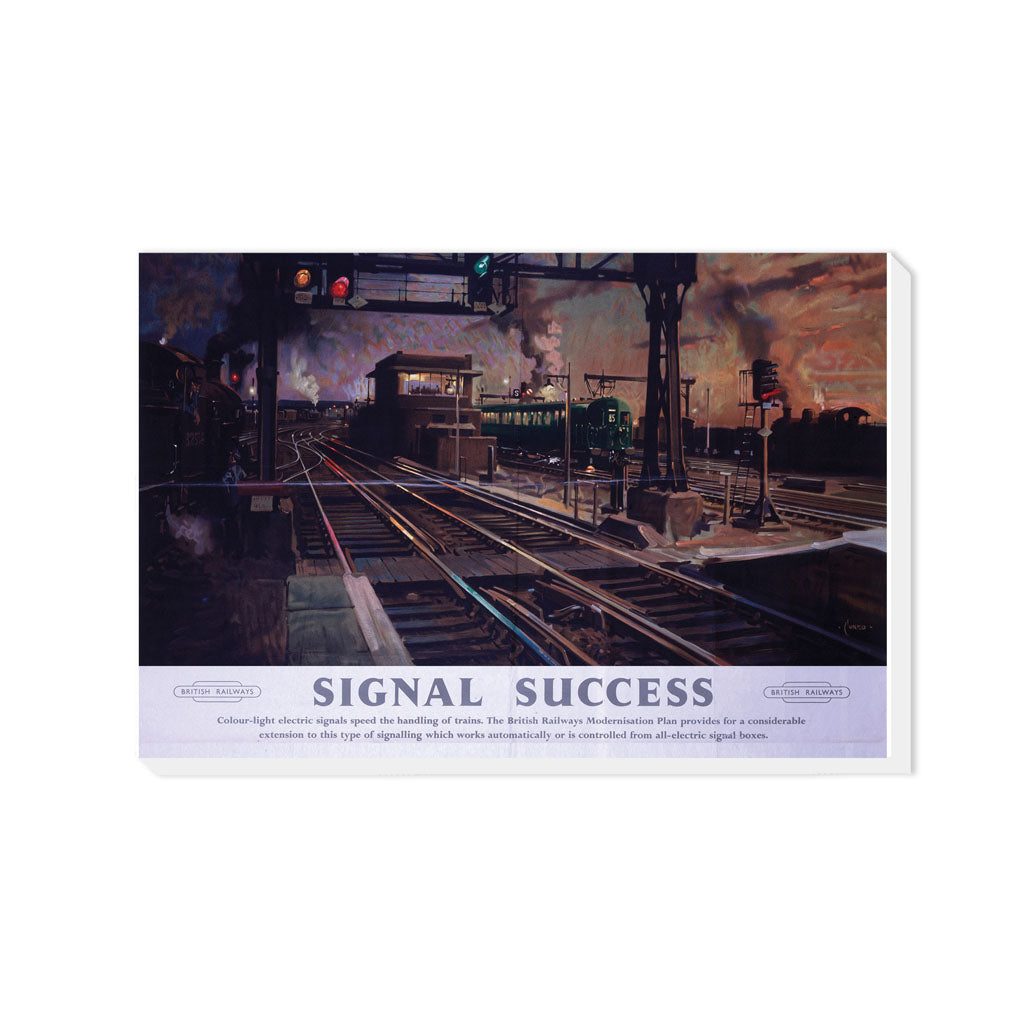 Signal Success - British Railways - Canvas – Railway Posters