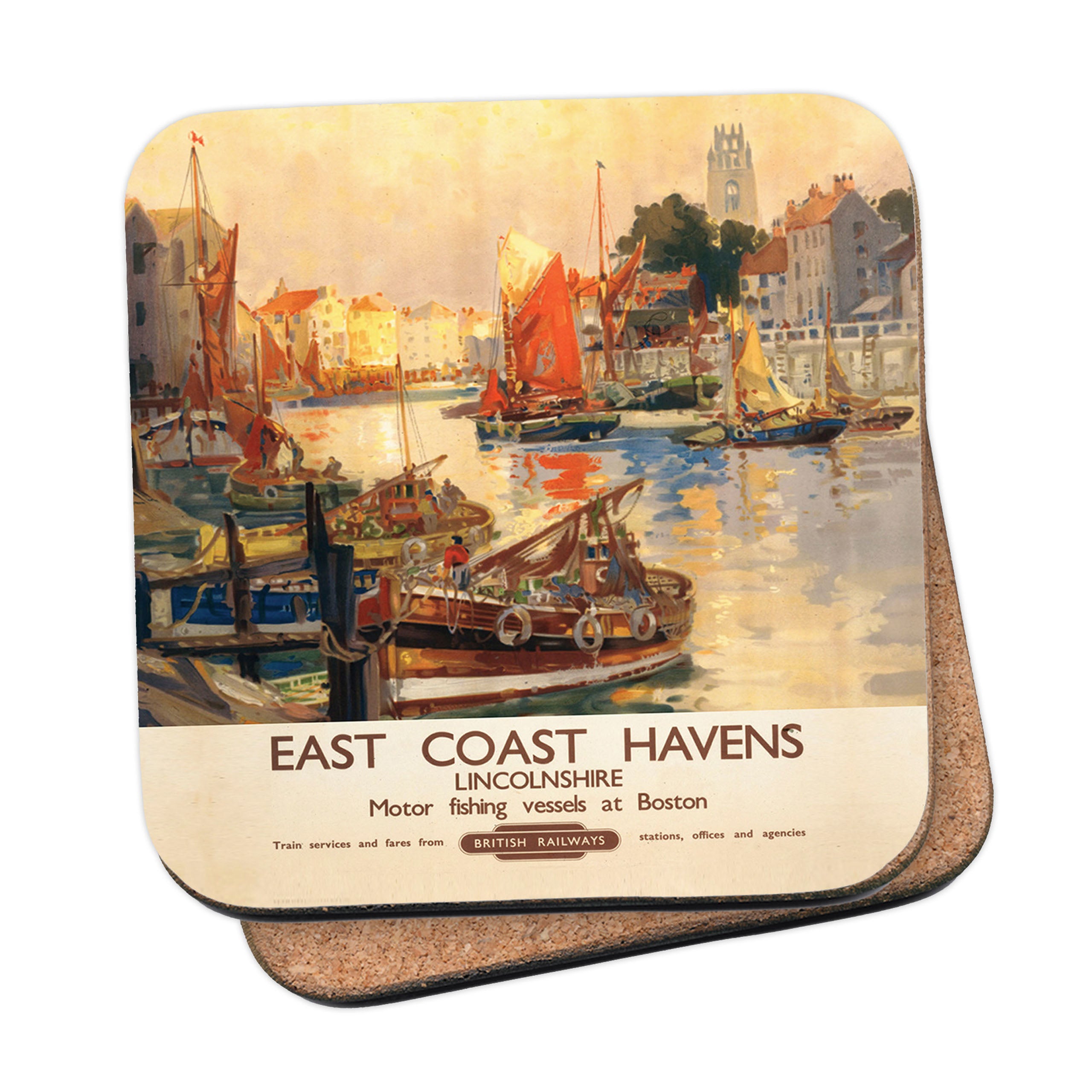 Lincolnshire East Coast Havens - Motor Fishing Coaster – Railway Posters