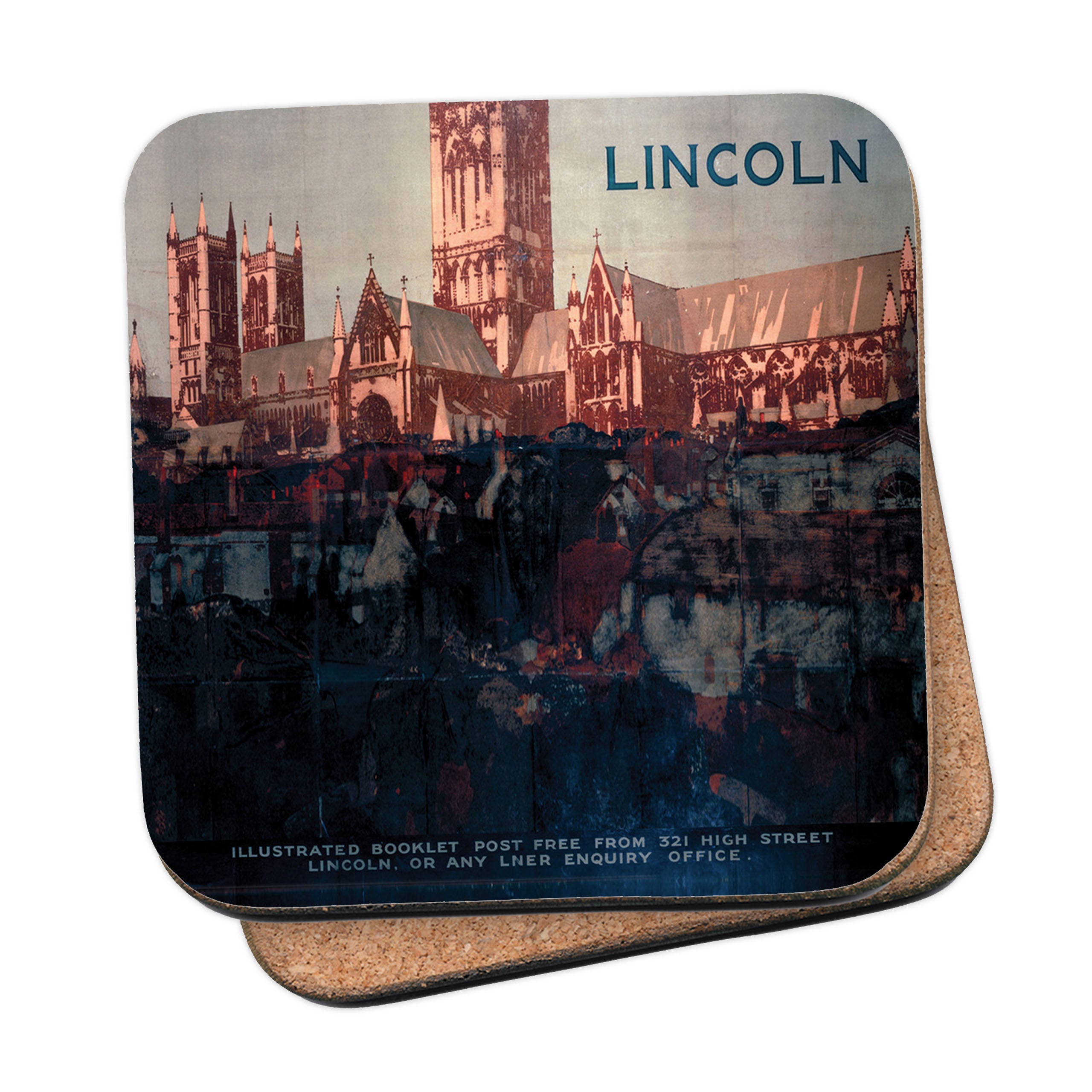 Lincoln Cathedral Coaster – Railway Posters