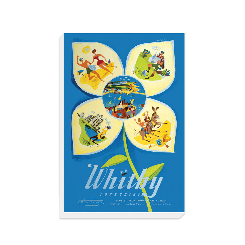 Whitby Yorkshire British Railways - Canvas – Railway Posters