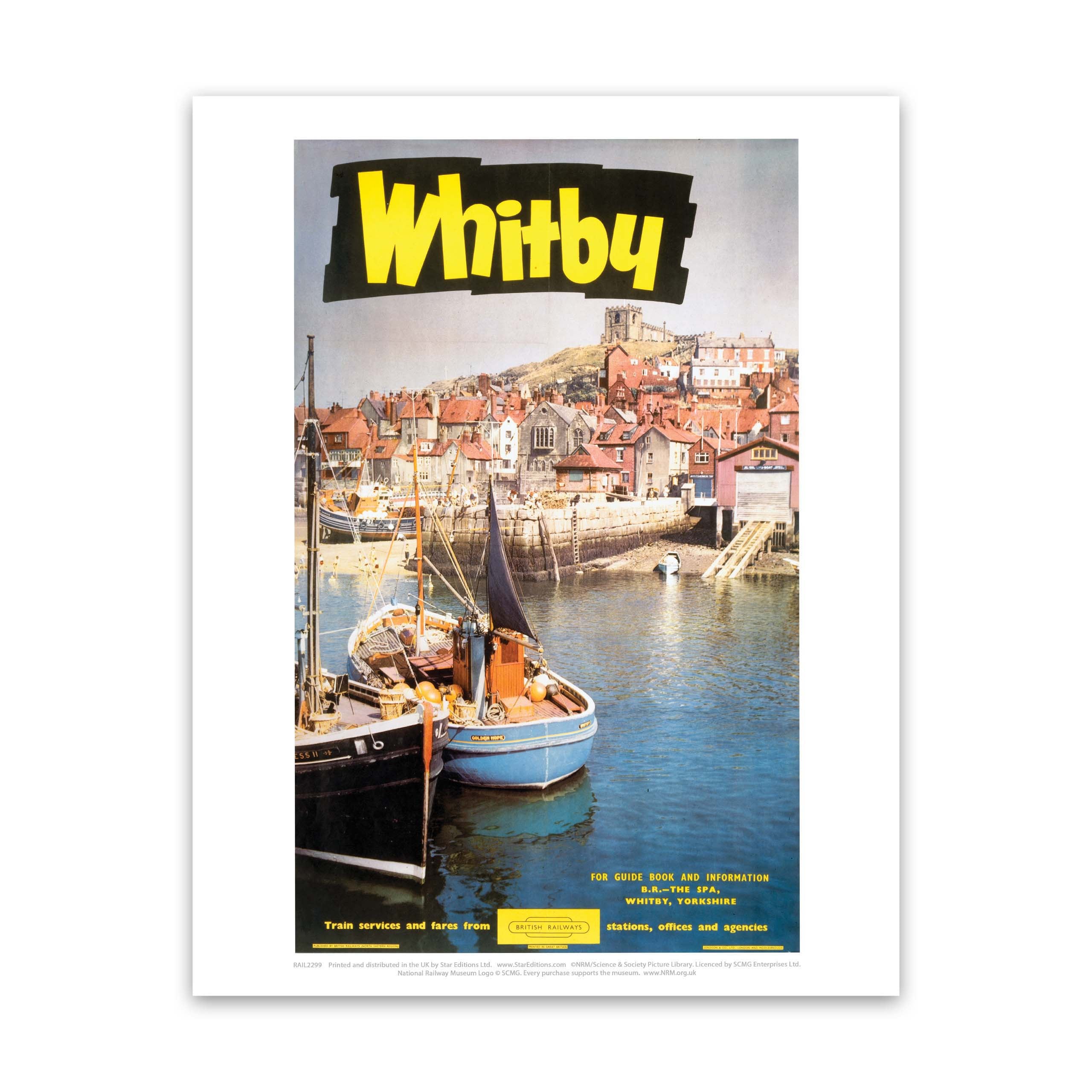 Whitby Boats - British Railways Art Print – Railway Posters